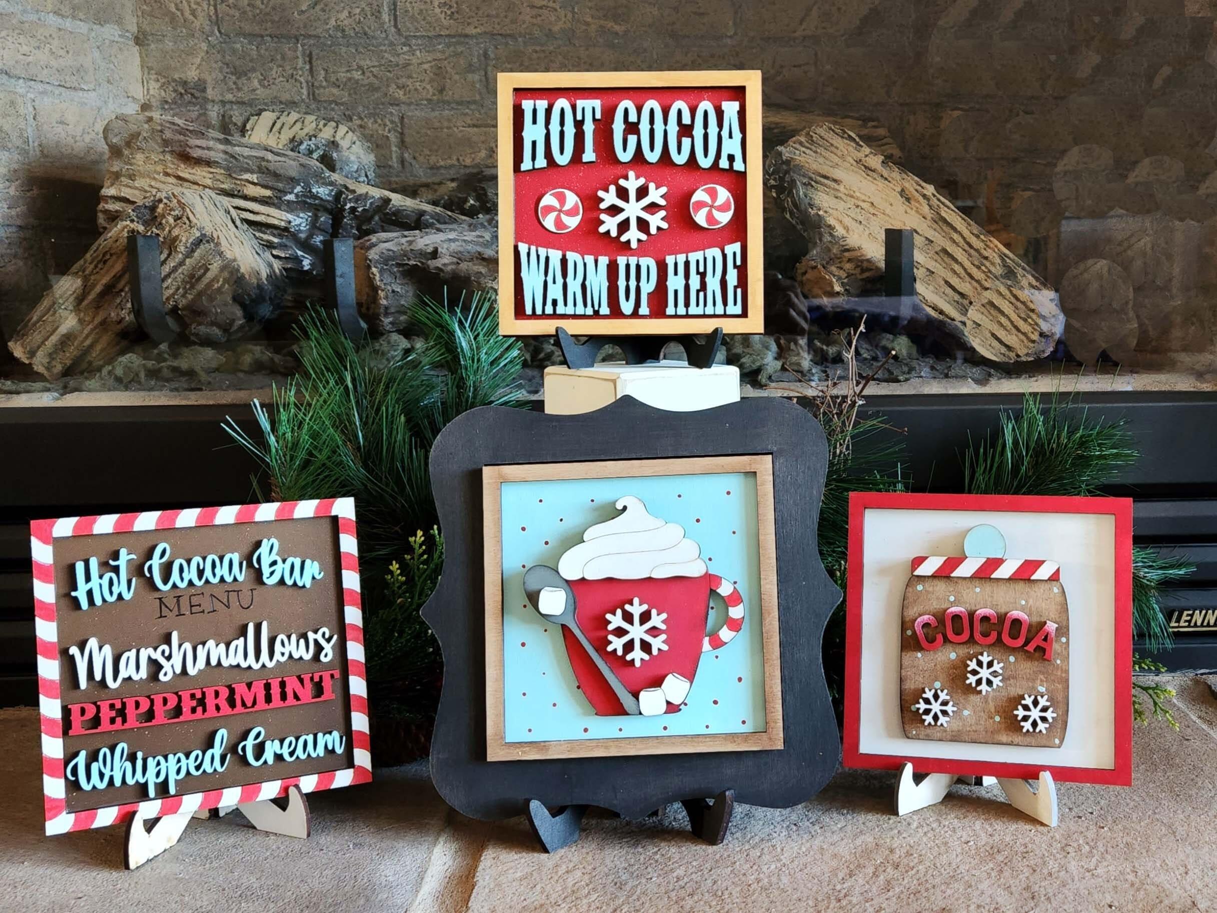 Christmas Interchangeable 6" Sign Set
