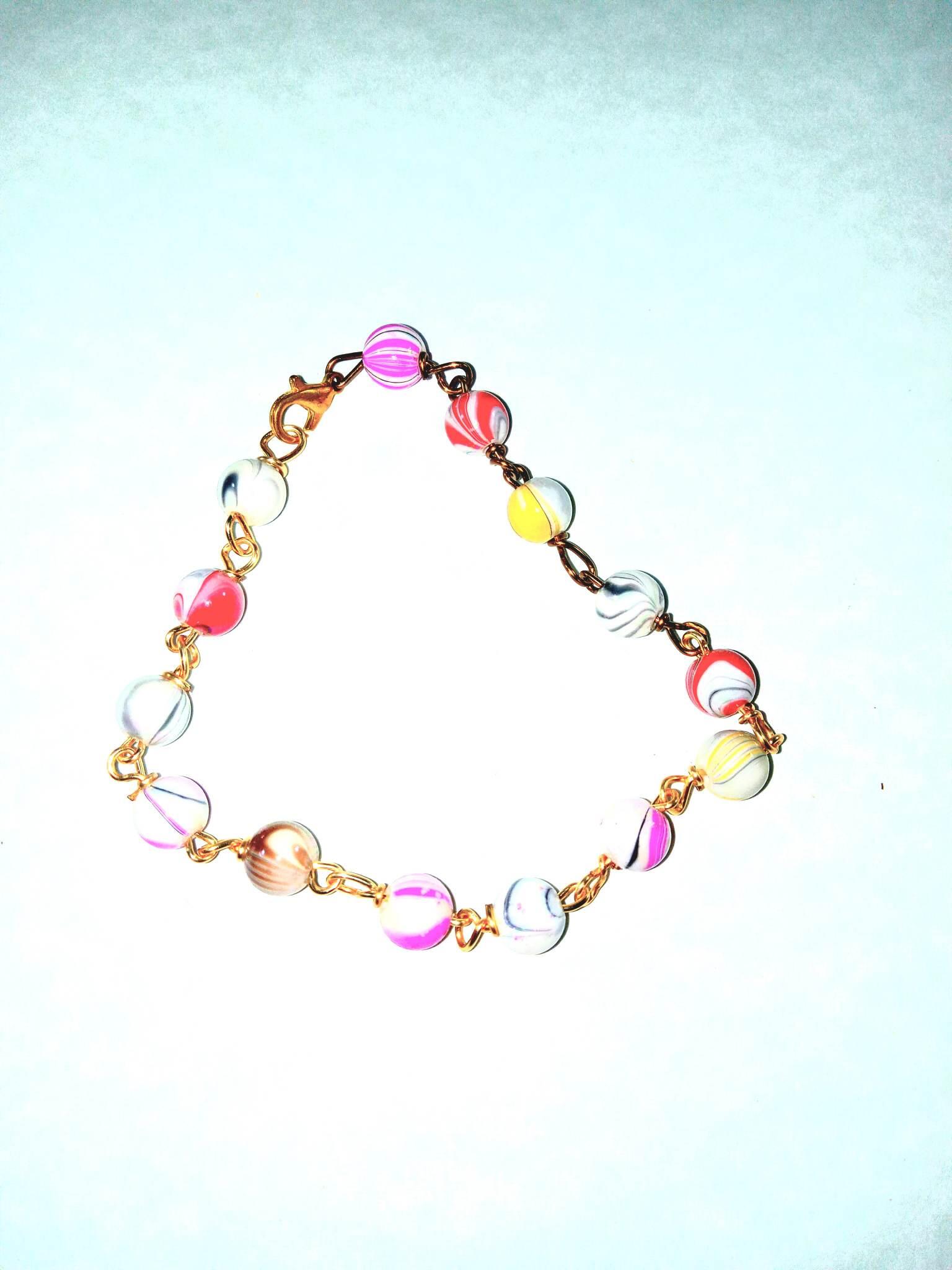 Swirl Chains shaped Wire Bracelet