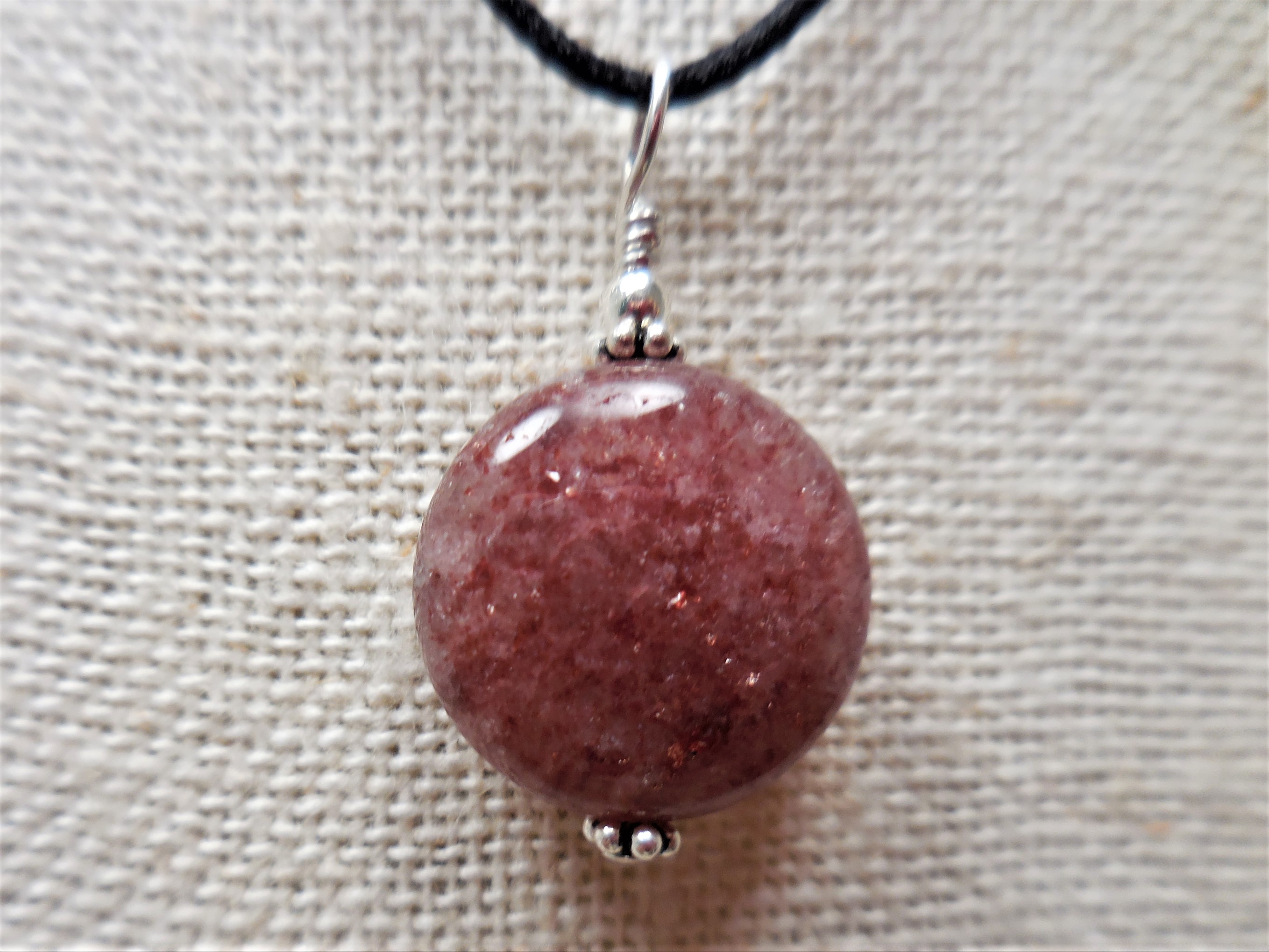 Muscovite and Sterling Silver Pendant