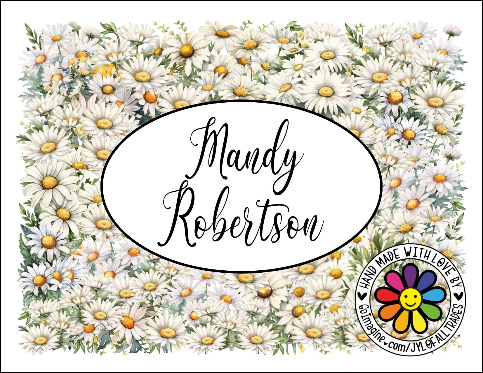 Personalized :: Personalized Note Cards: Daisy