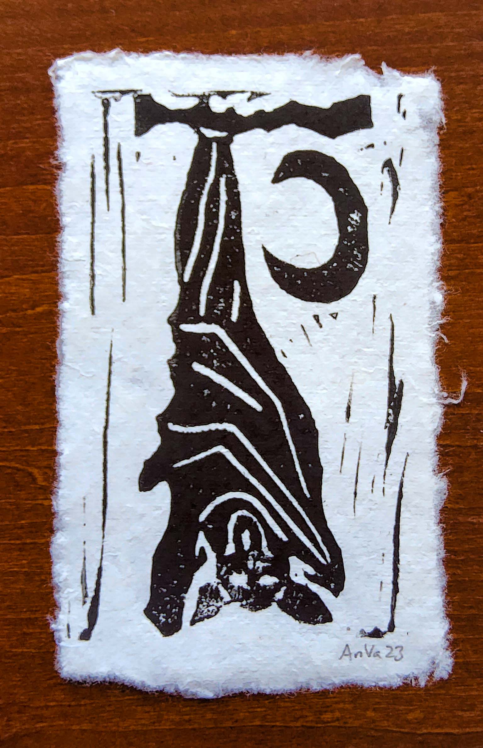 Fine Art & Collectibles :: Drawing & Illustration :: Upside-down Batty ...