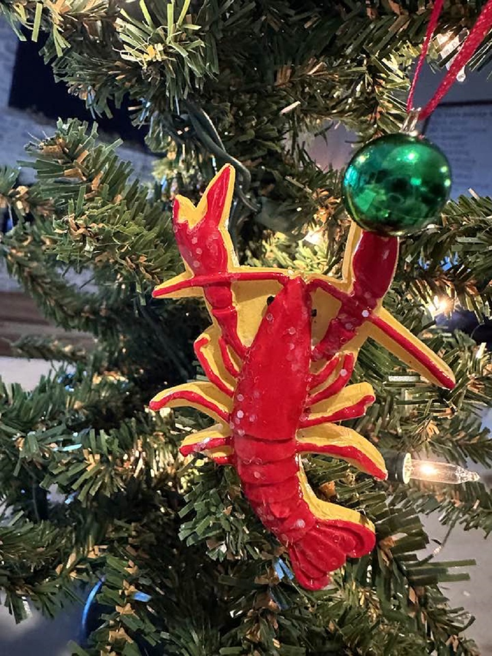 Holiday & Seasonal :: Christmas :: Crawfish Lobster Boil red Ornament ...