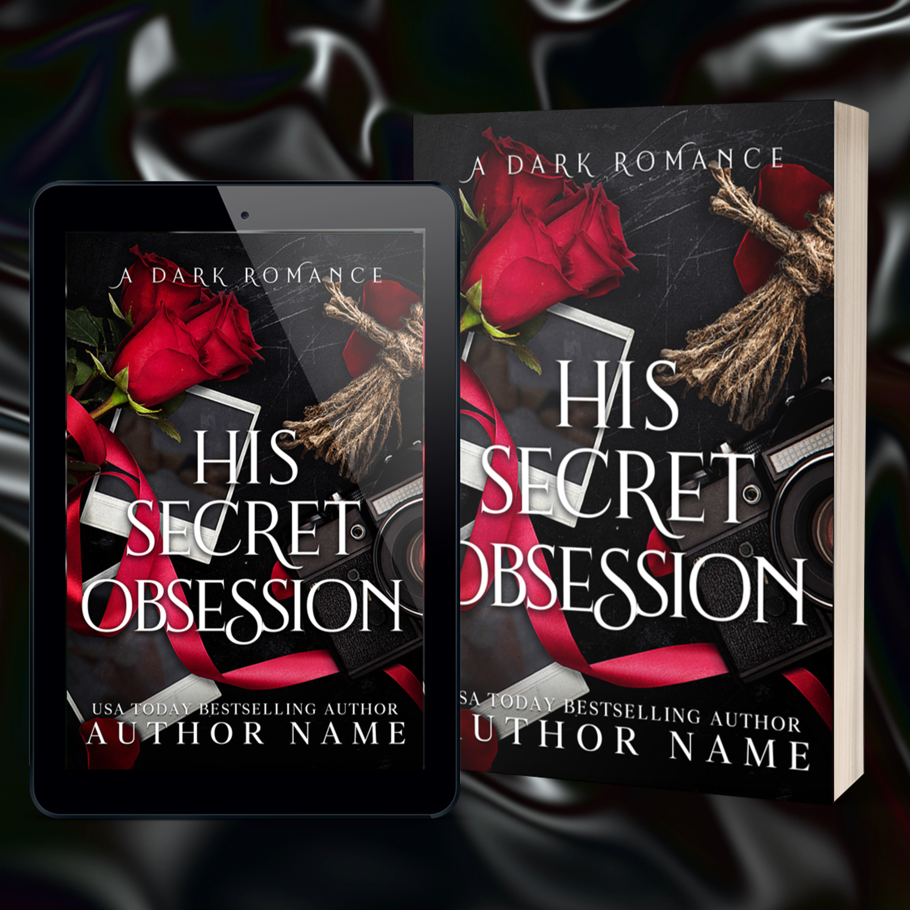 Discreet Cover for Dark Romance or Erotica