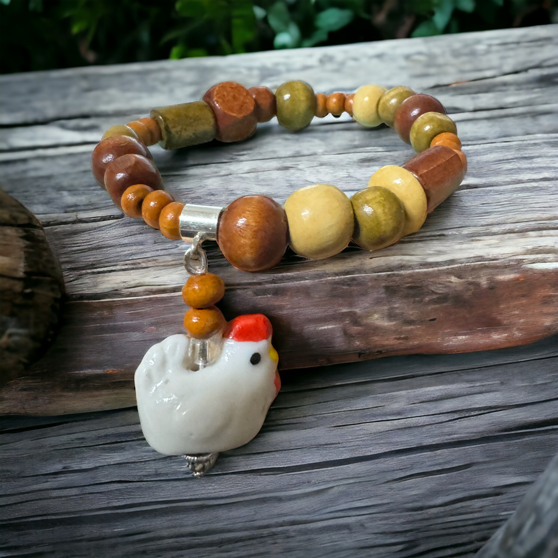 Chicken Charm Bracelet