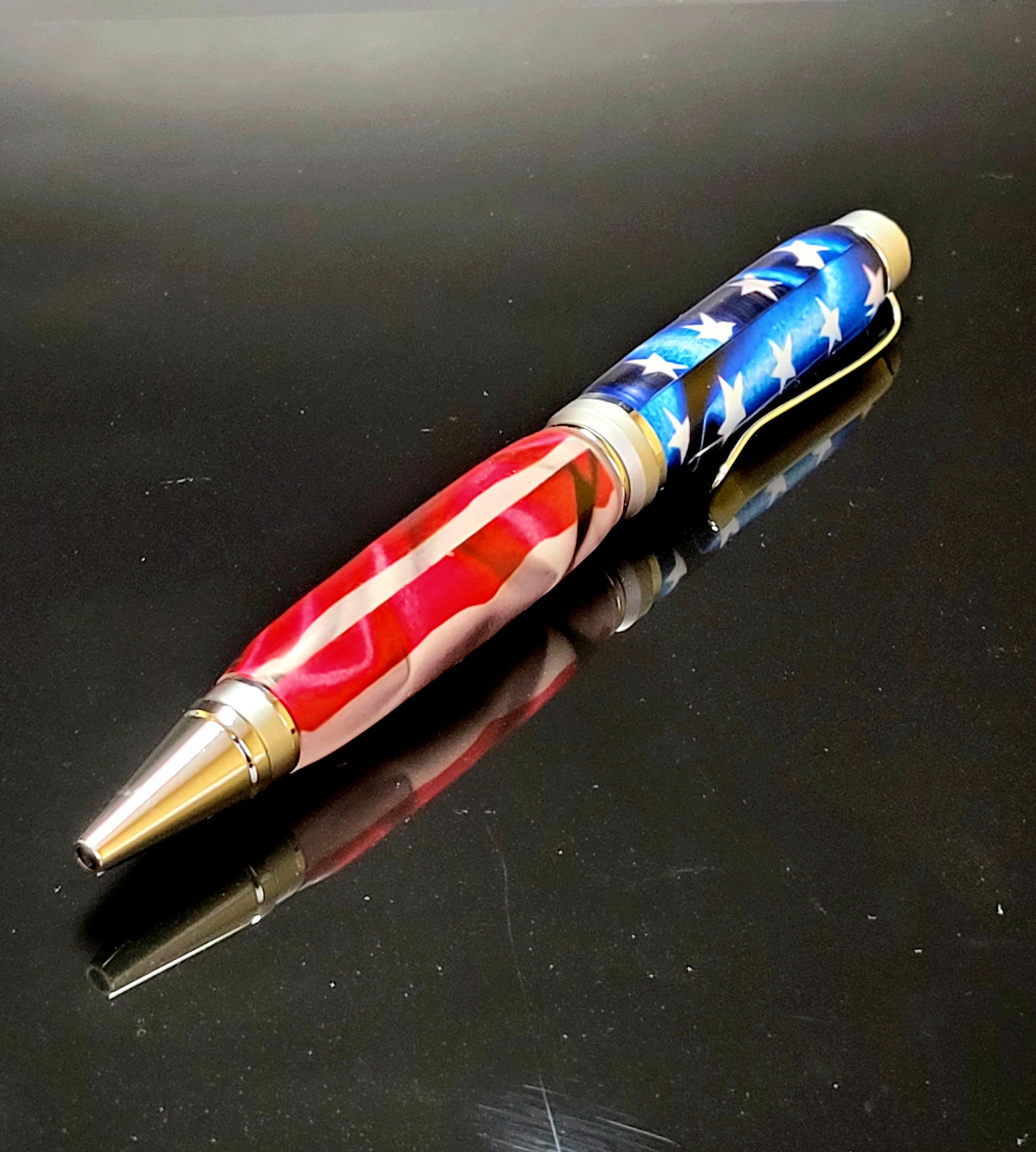 American Flag cigar pen.