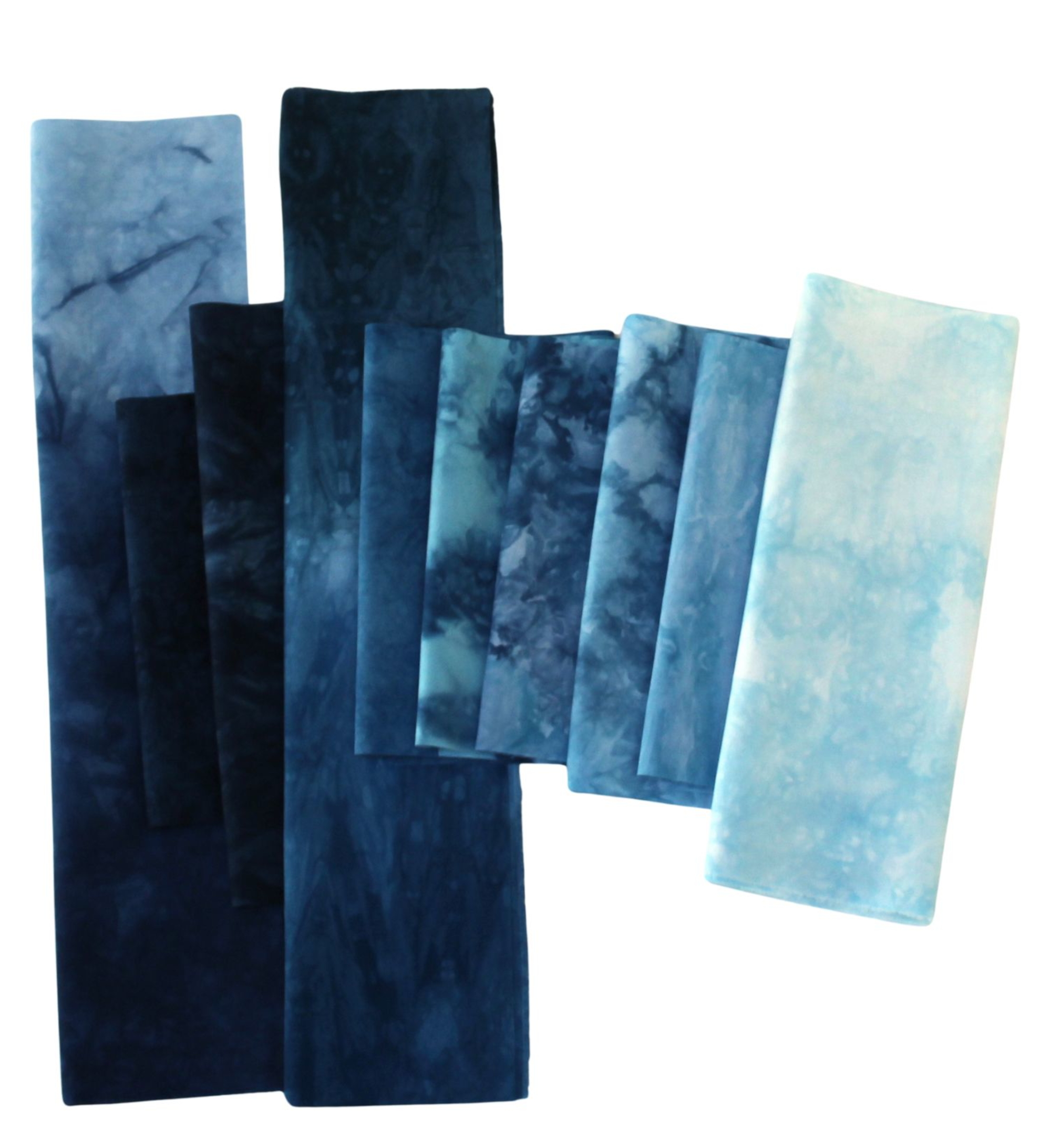 Handmade Supplies :: Sewing & Fiber :: Blue stash bundle for applique ...