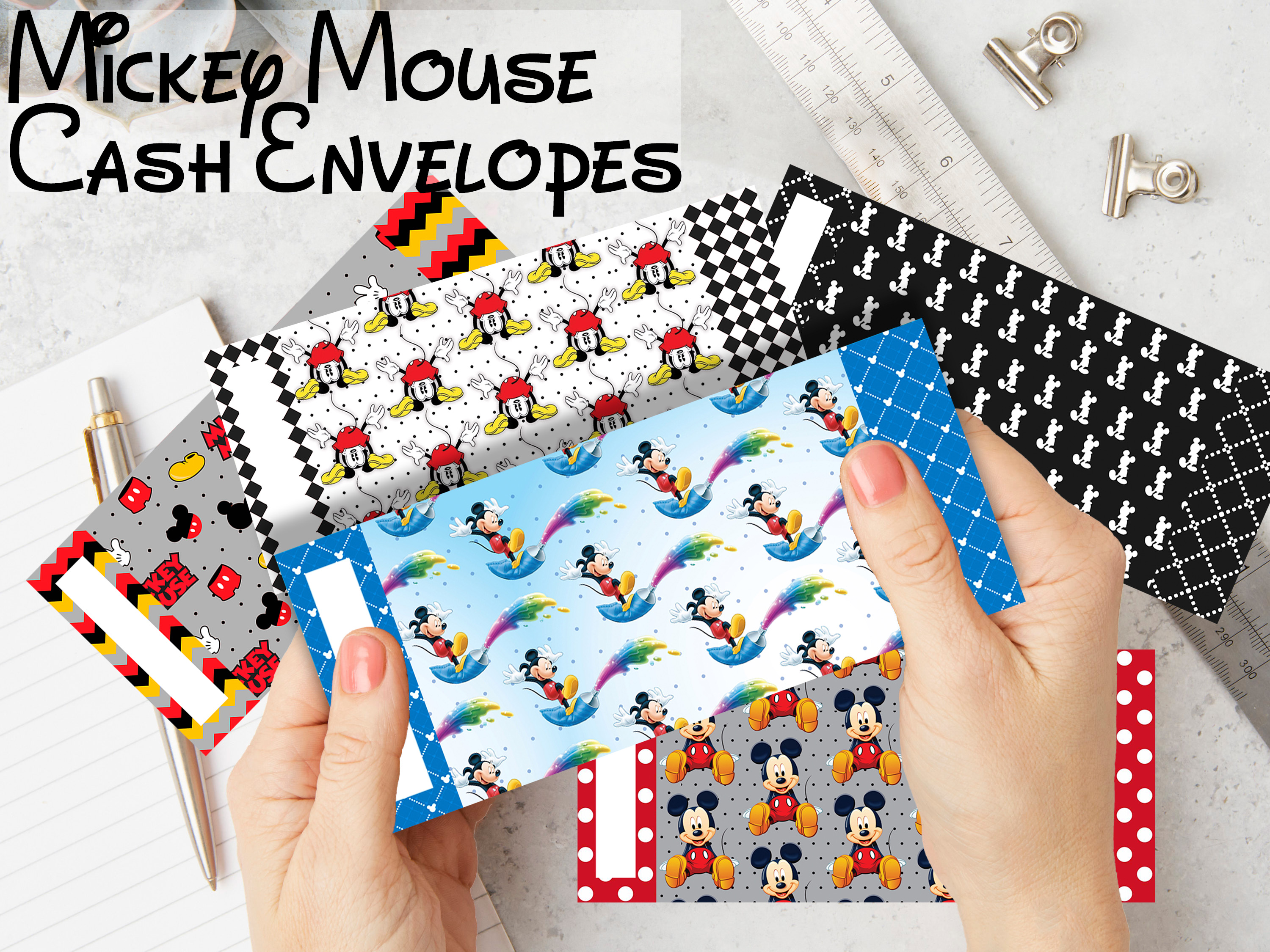 Mickey Mouse Cash Envelopes Dave Ramsey's Cash Envelope System