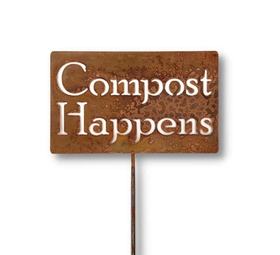 Home & Living :: Outdoor & Garden :: Plant Markers :: Compost Happens ...