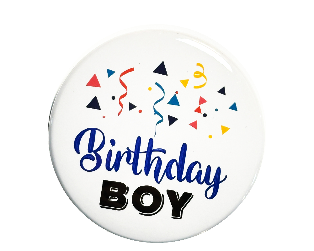 Jewelry :: Pins & Brooches :: Novelty Pins :: Birthday Boy pin