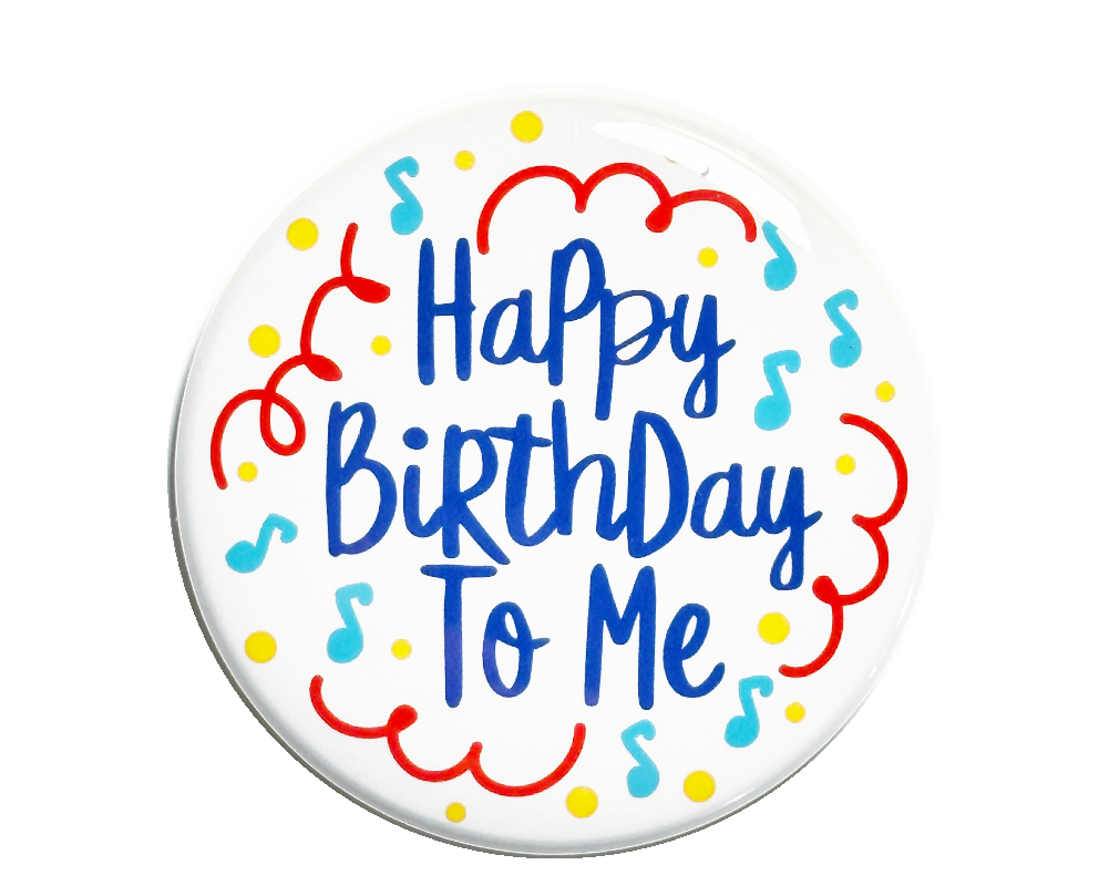 Jewelry :: Pins & Brooches :: Novelty Pins :: Happy Birthday to Me pin