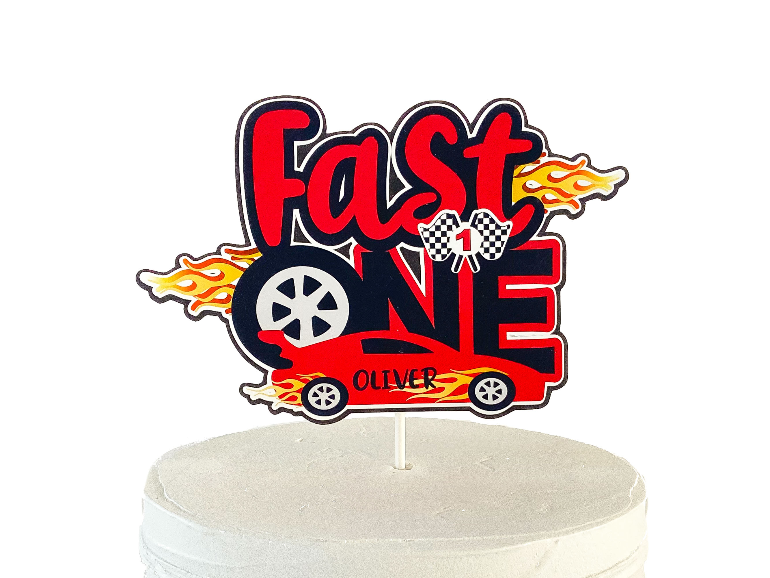 Wedding & Celebrations :: Party Supplies :: Race Car Fast One Cake ...