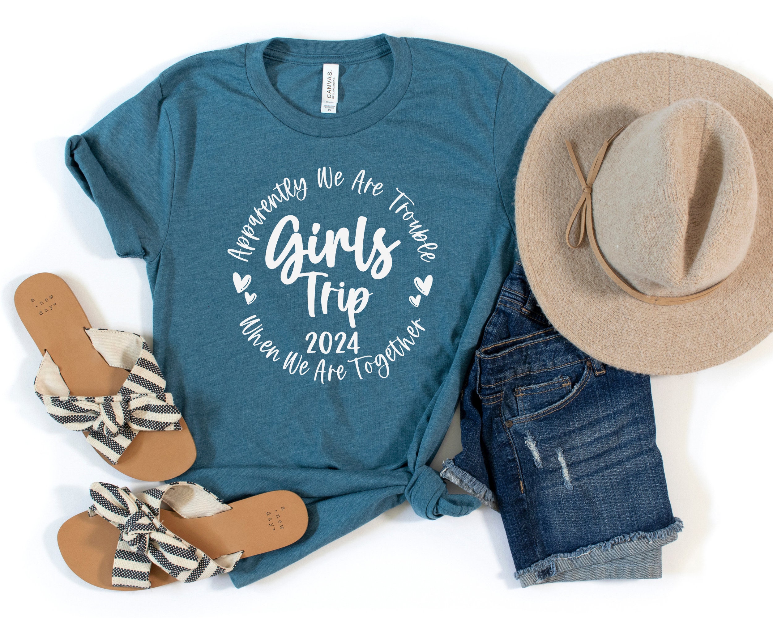 Apparently We Are Trouble When We Are Together Girls Trip 2024 Shirt, Girls Trip Shirt, Girls ...