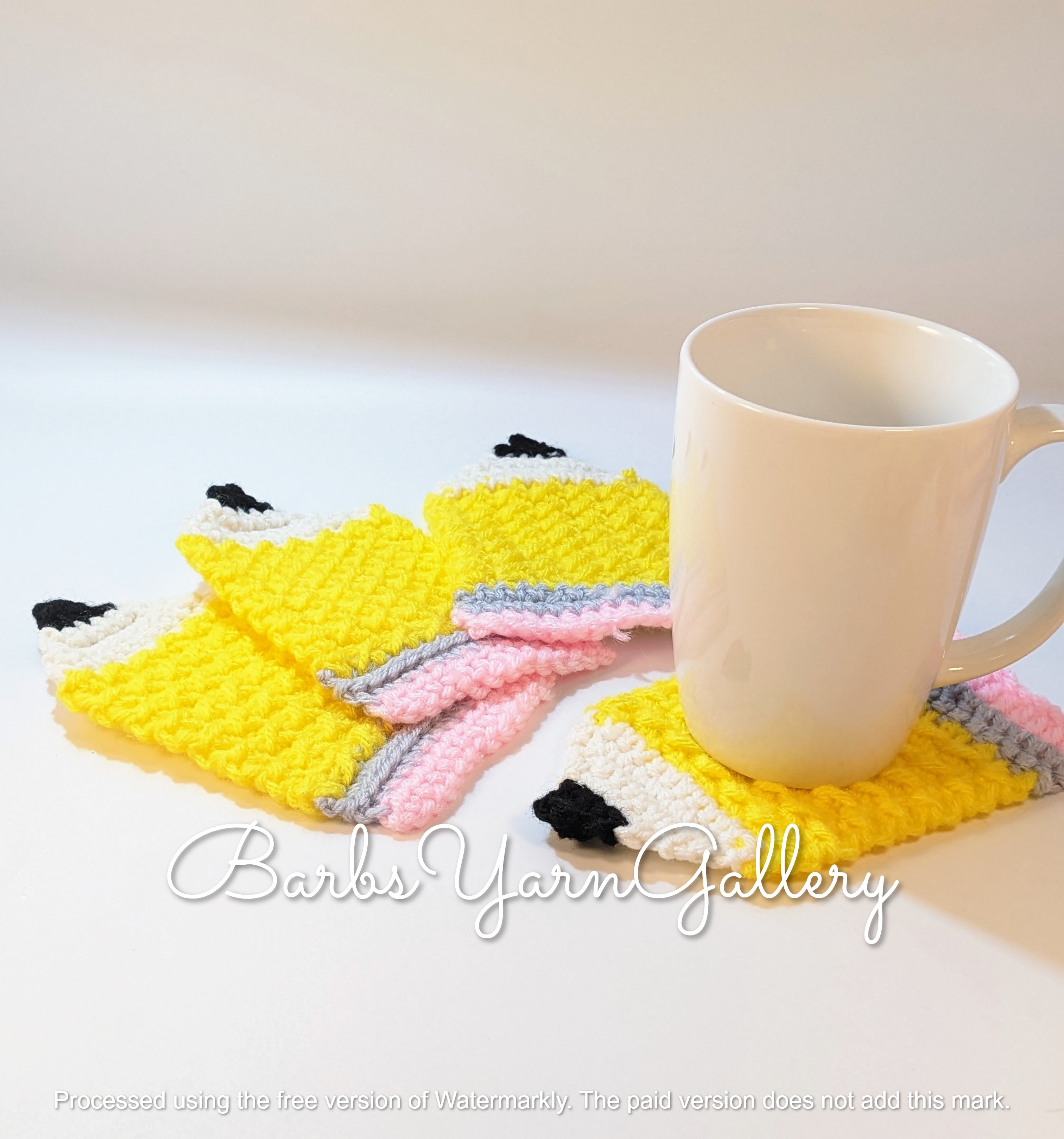 School Pencil Coaster Set