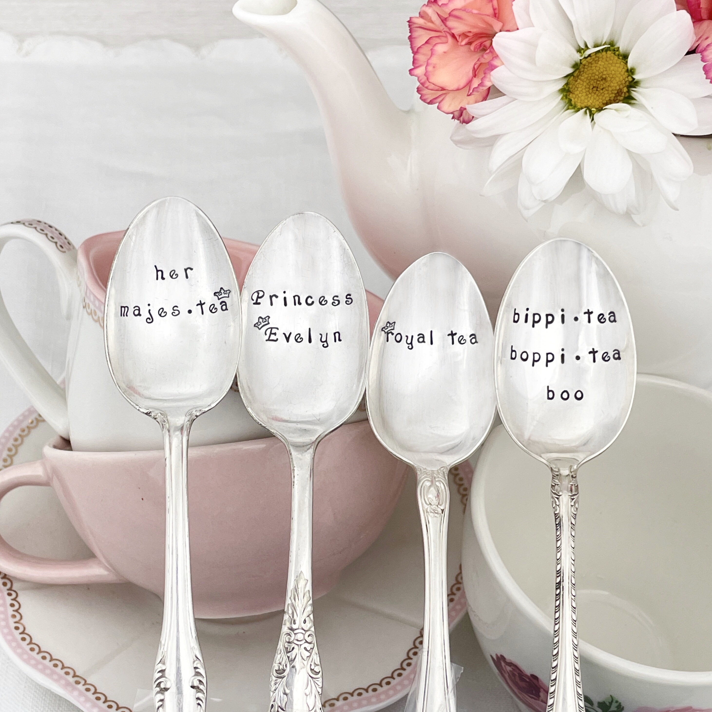 Home & Living :: Kitchen & Dining :: Princess tea party, hand stamped ...