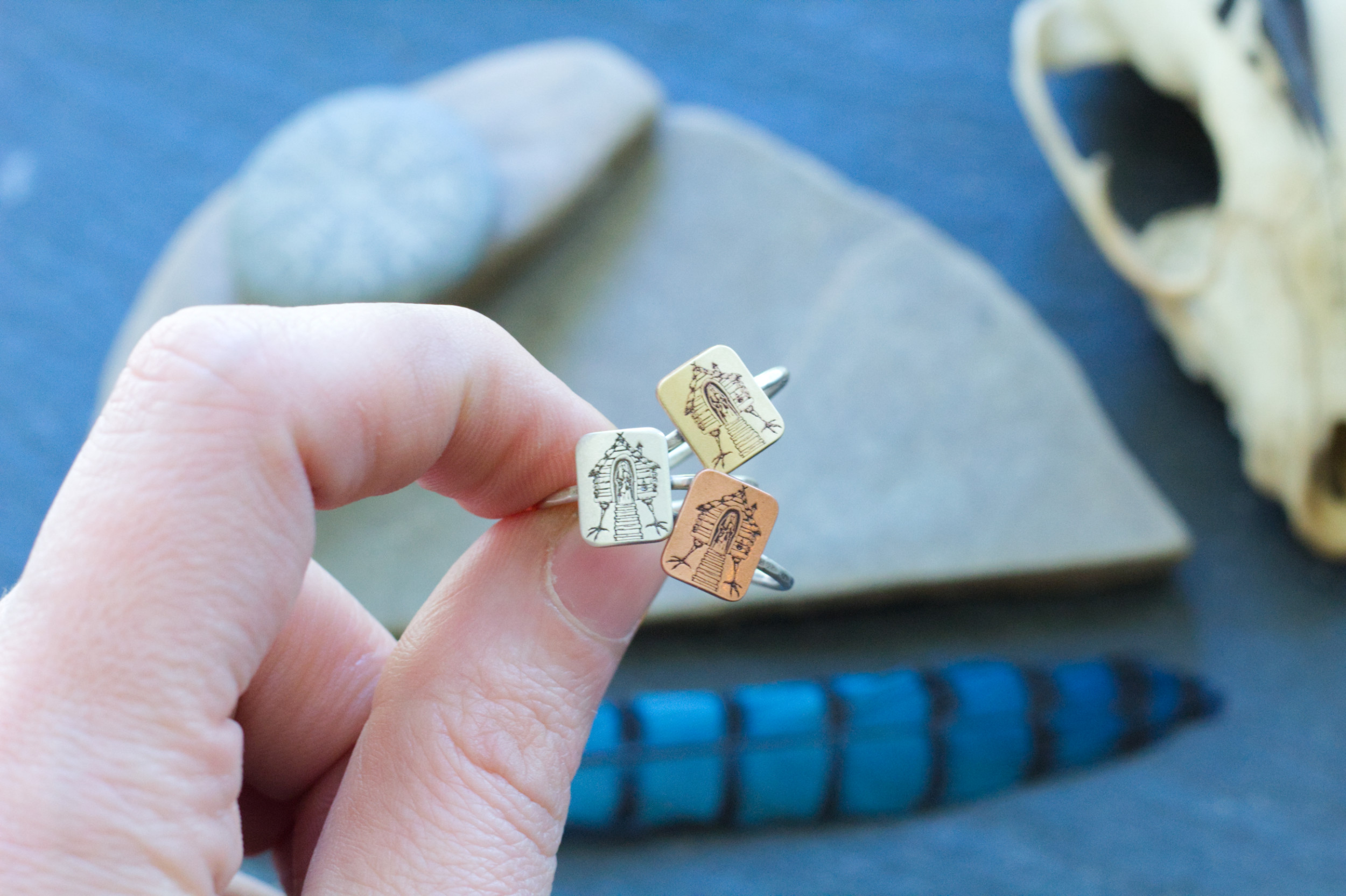 Jewelry :: Rings :: Stackable Rings :: Baba Yagas House on Chicken Legs ...