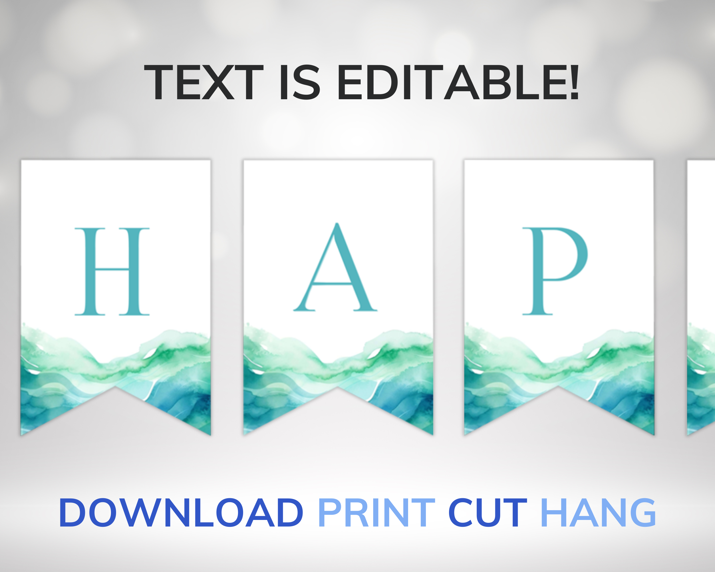 Wedding & Celebrations :: Party Supplies :: Party Decor :: Ocean Banner ...