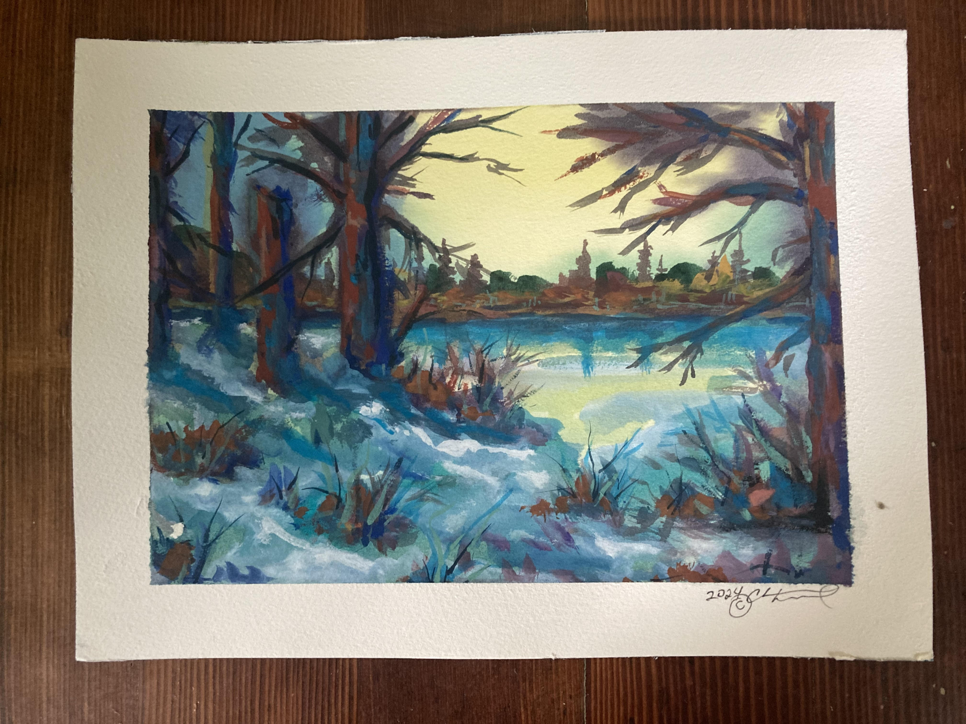 Art & Collectibles :: Painting :: Landscape Original Chris Wakefield ...