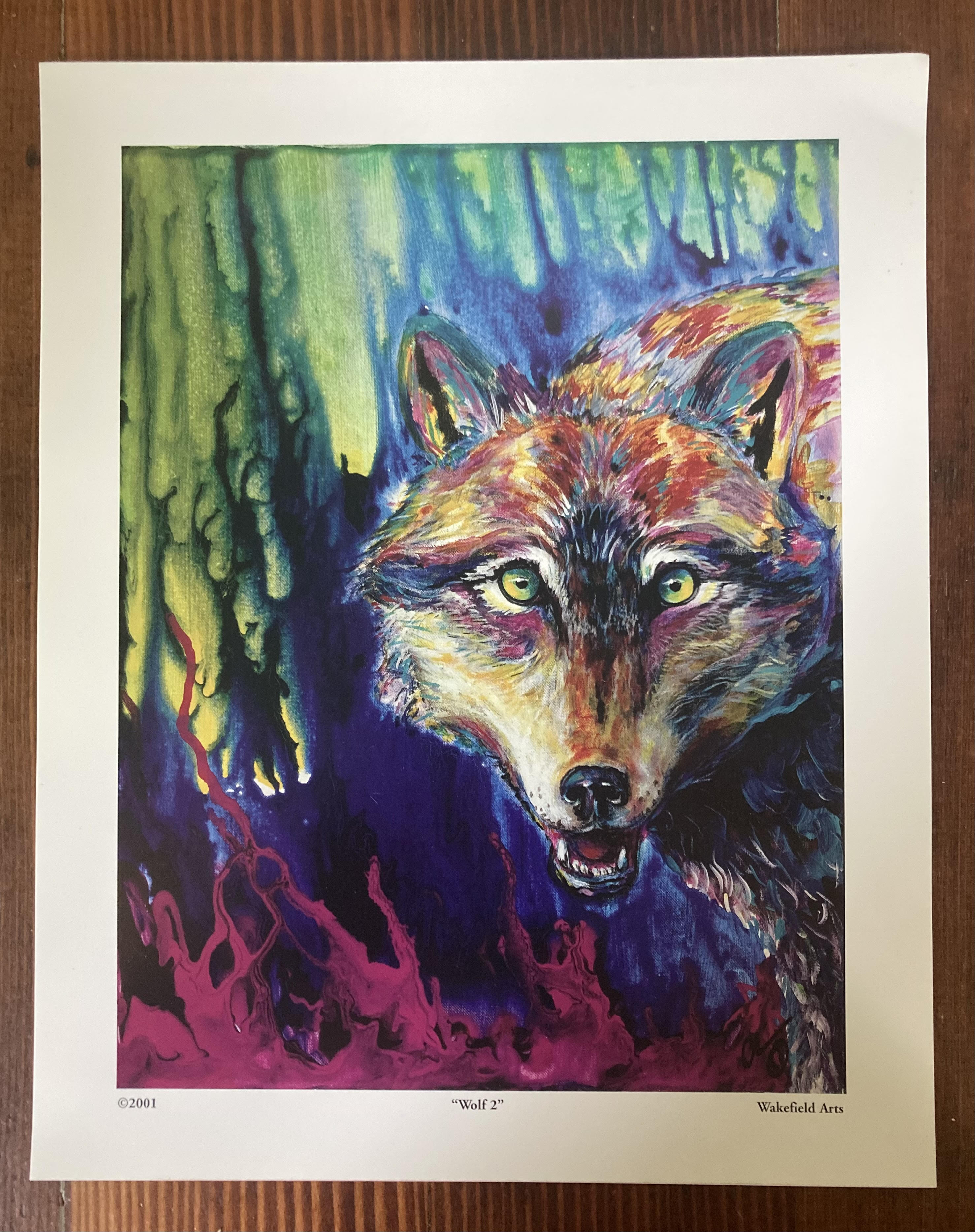 Art & Collectibles :: Painting :: Wolf Signed Open Edition Print by ...