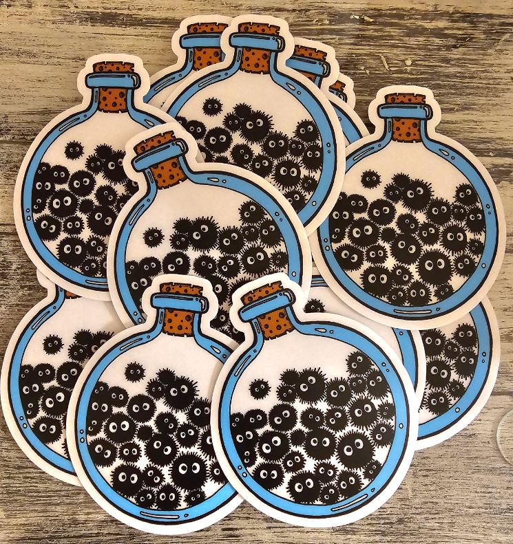 Home & Living :: Decals & Stickers :: Vinyl Decals :: Soot Spirits 3 ...