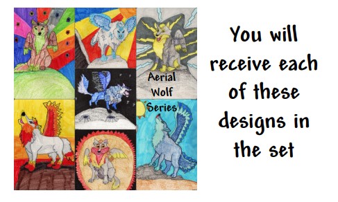 Wedding & Celebrations :: Greeting Cards :: Aerial Wolf series two - 7 ...