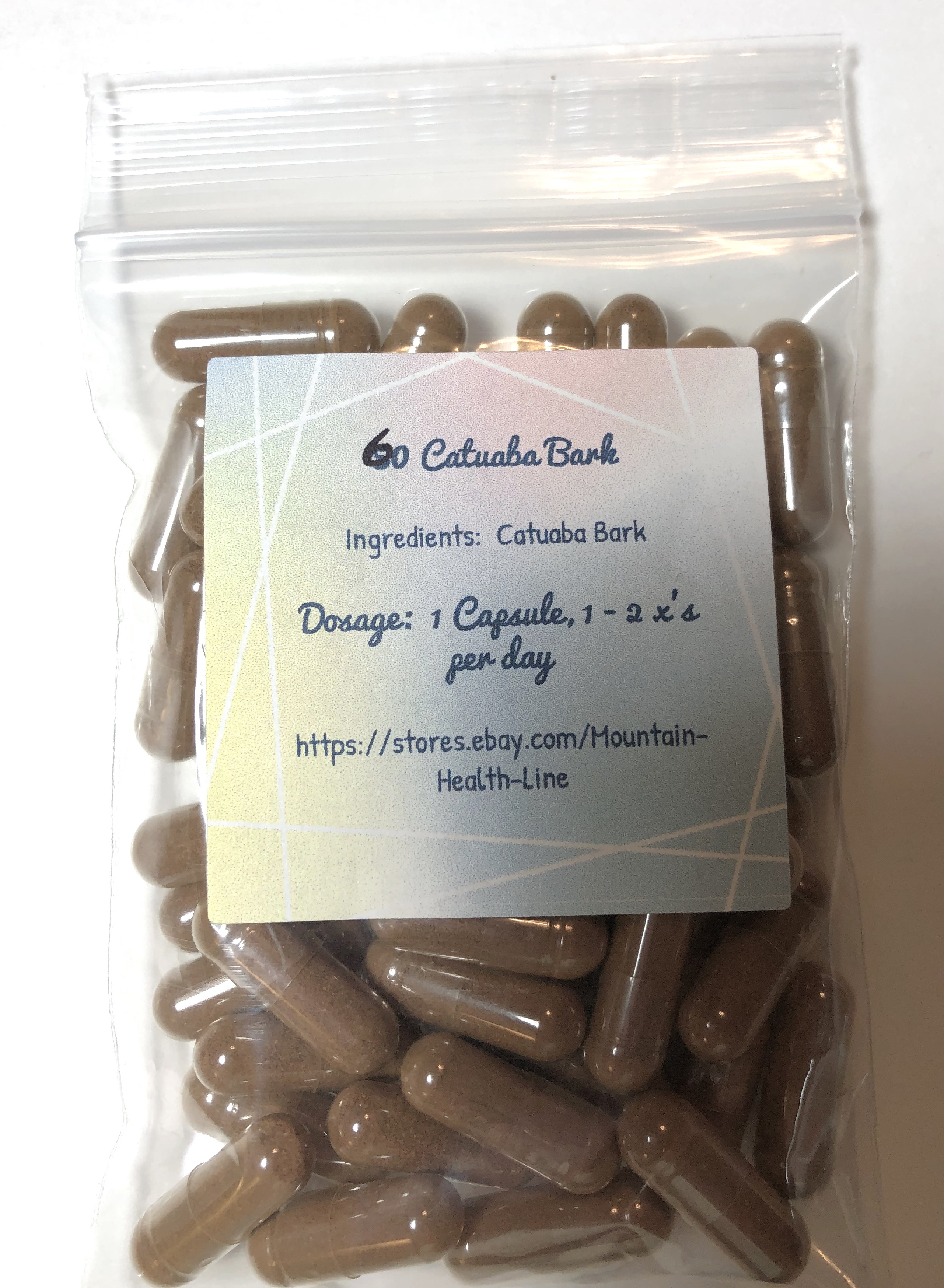 Catuaba Bark Herbal Capsules 500mg – Natural Vitality Boost