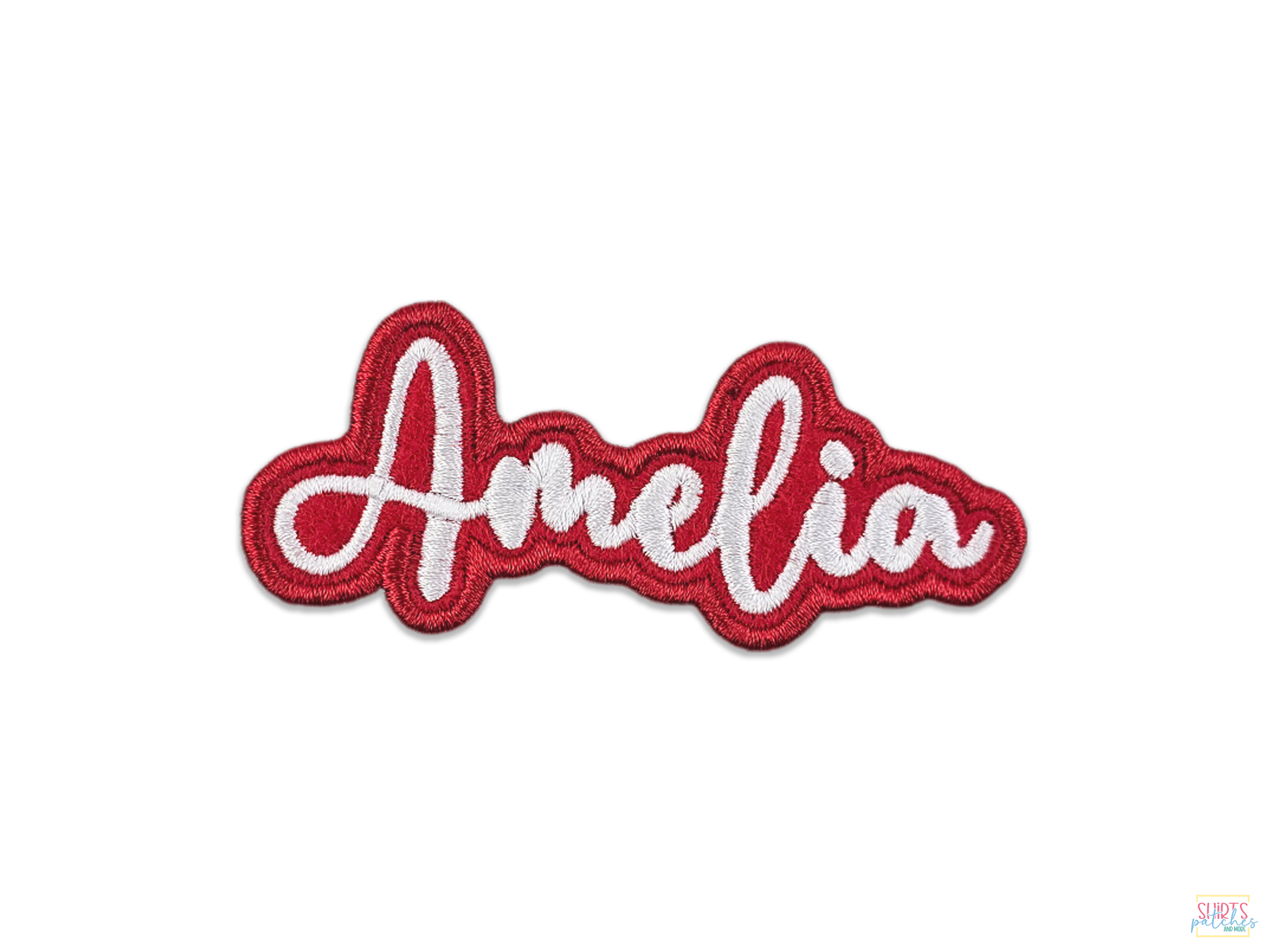 Custom Personalized Embroidered Amelia Name Patch