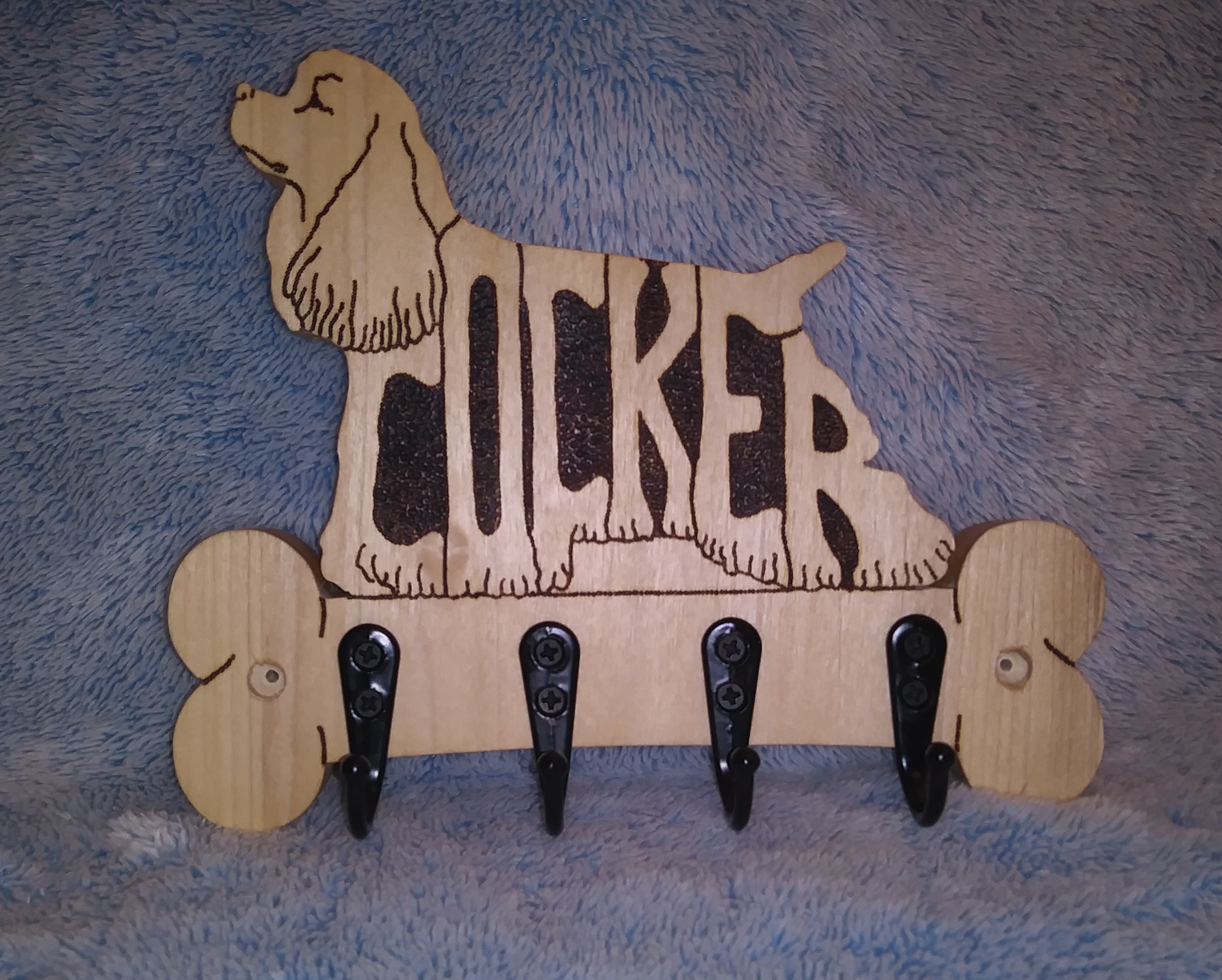 Home & Living :: Home Decor :: Cocker Spaniel Key/Leash Holder
