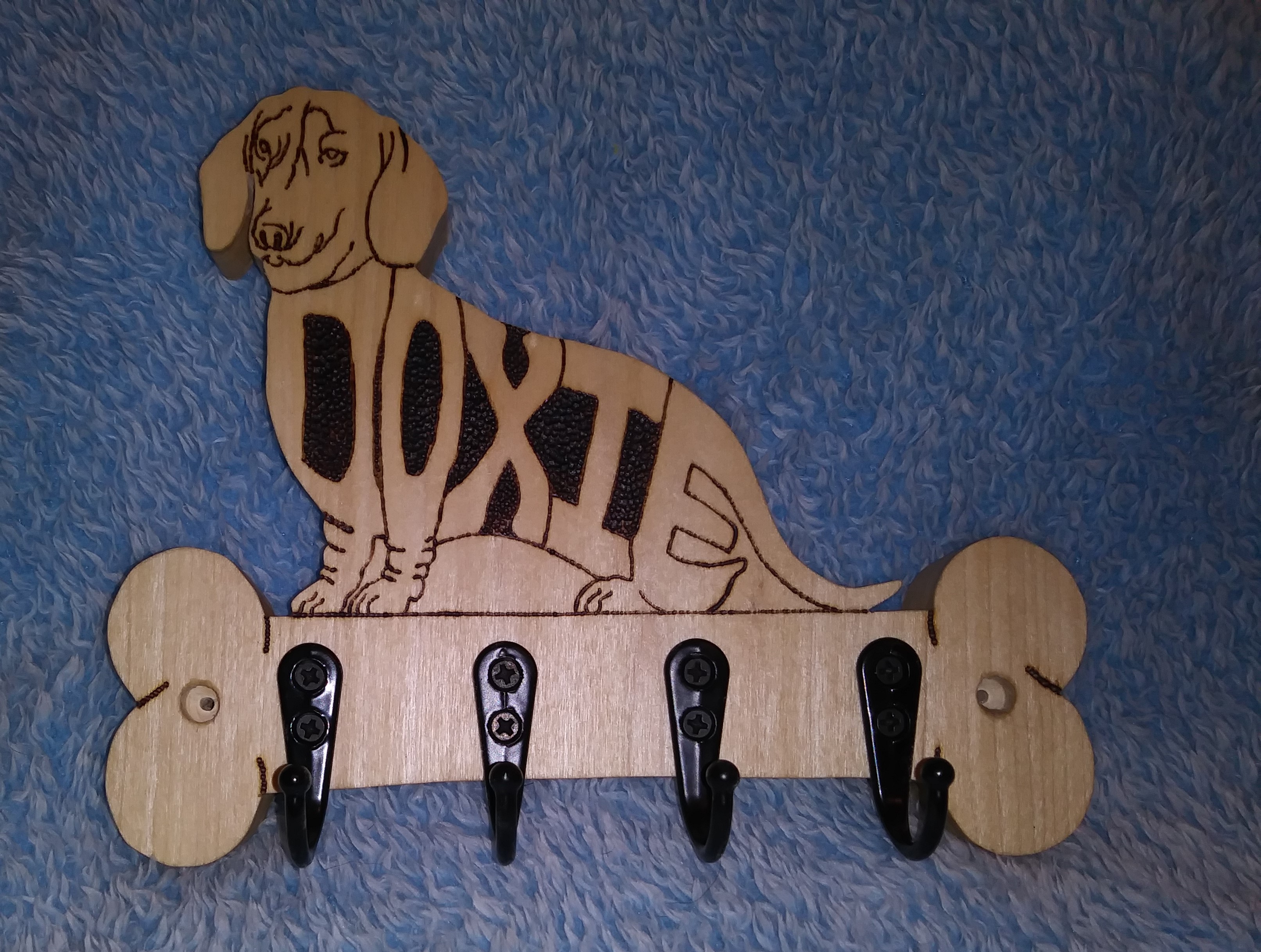 Home & Living :: Home Decor :: Doxie Key/Leash Holder