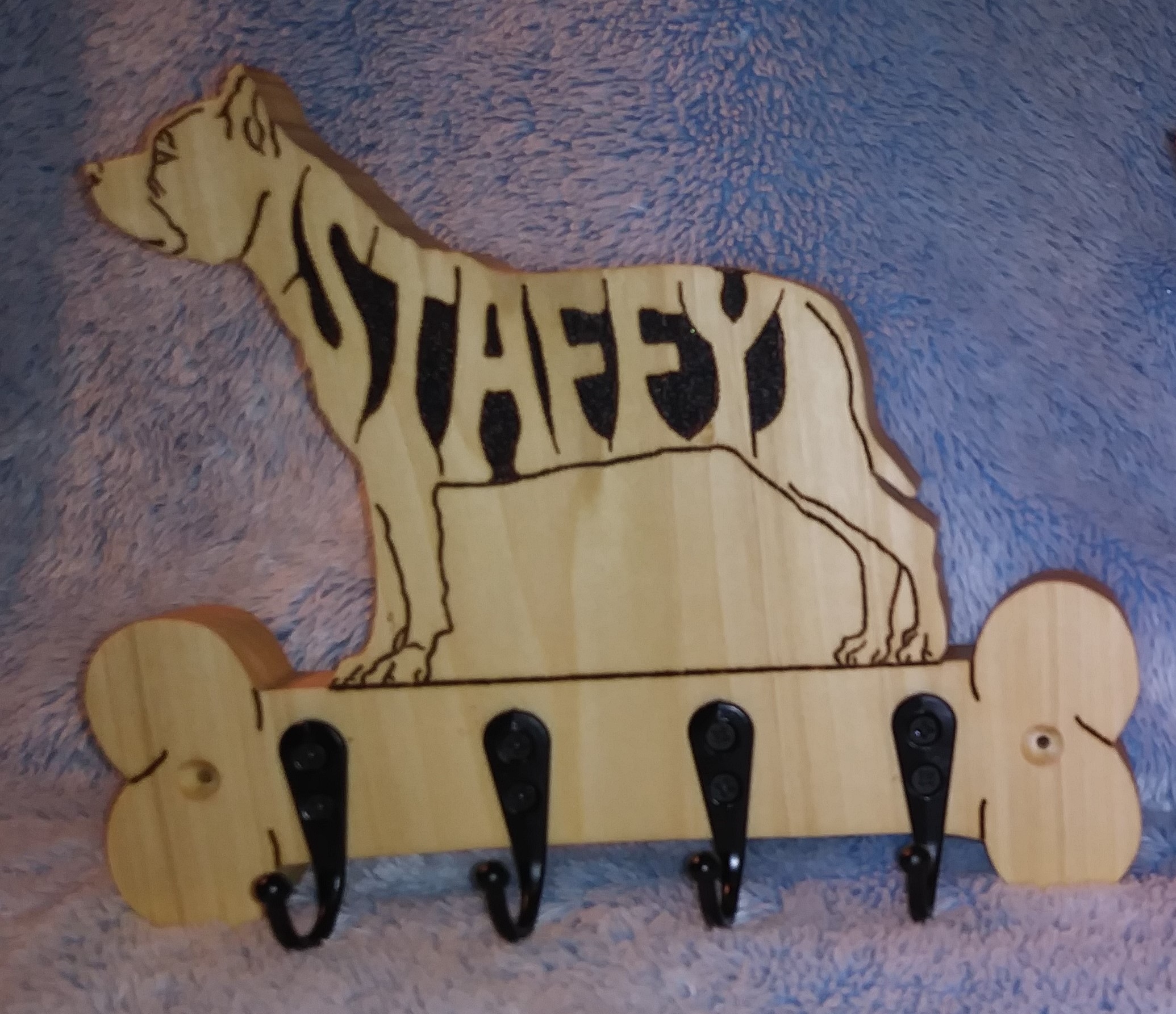 Home & Living :: Home Decor :: Staffy - Staffordshire Bull Terrier Key ...