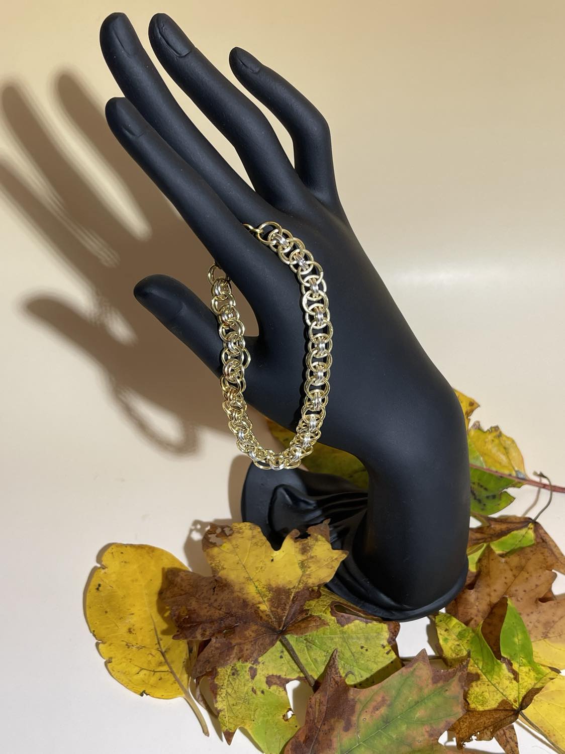 Jewelry :: Chain Mail helm weave bracelet