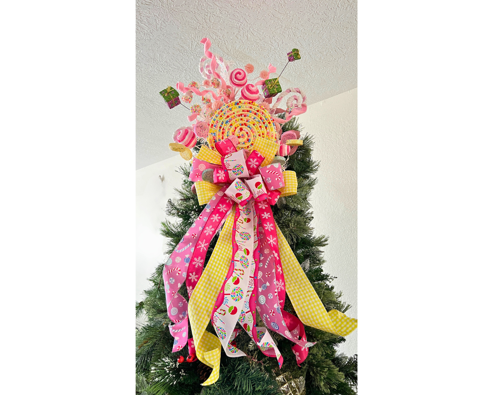 Holiday & Seasonal :: Christmas :: Candy Christmas tree topper, yellow ...