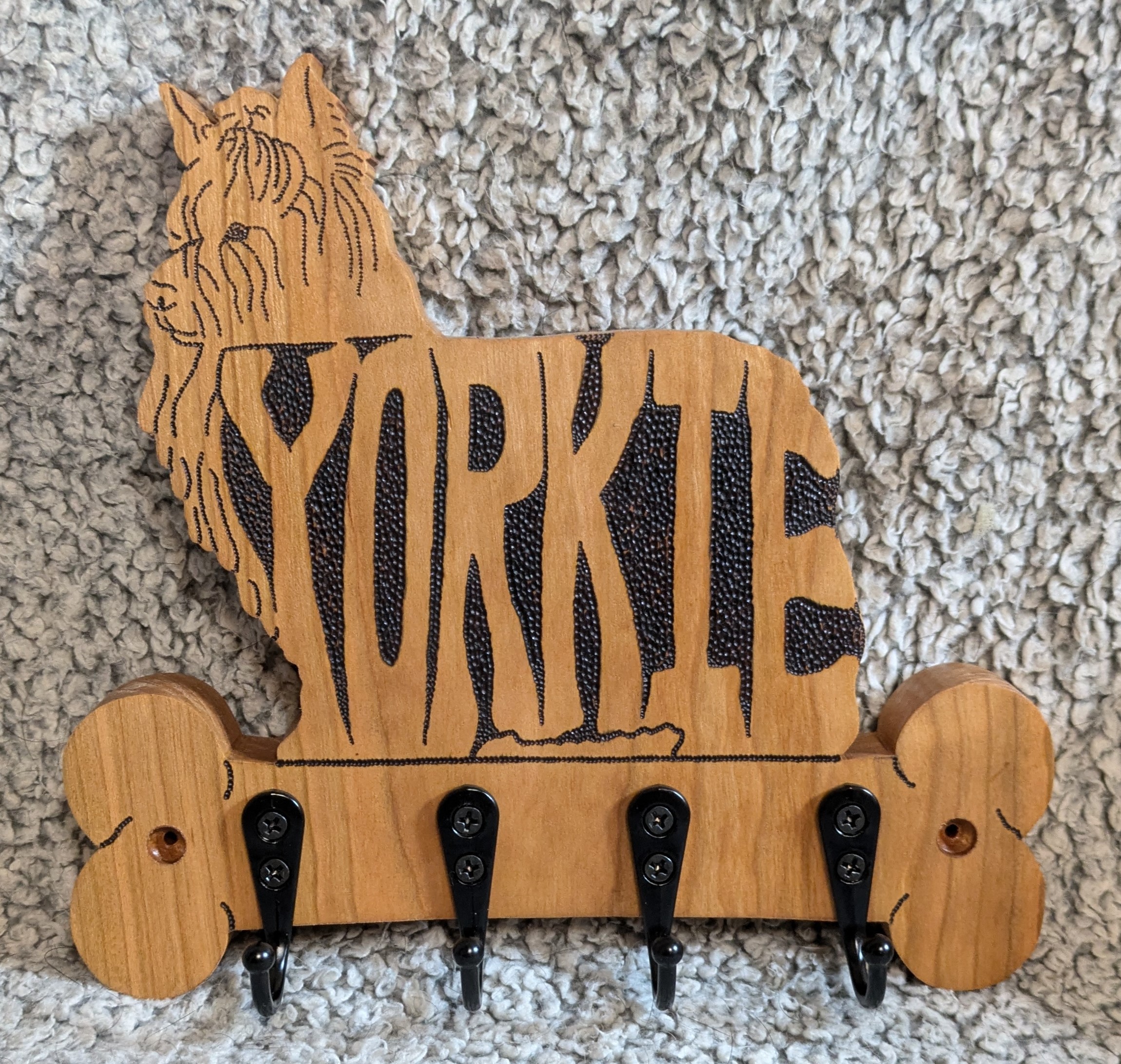 Home & Living :: Home Decor :: Yorkshire Terrier - Yorkie Key/Leash Holder