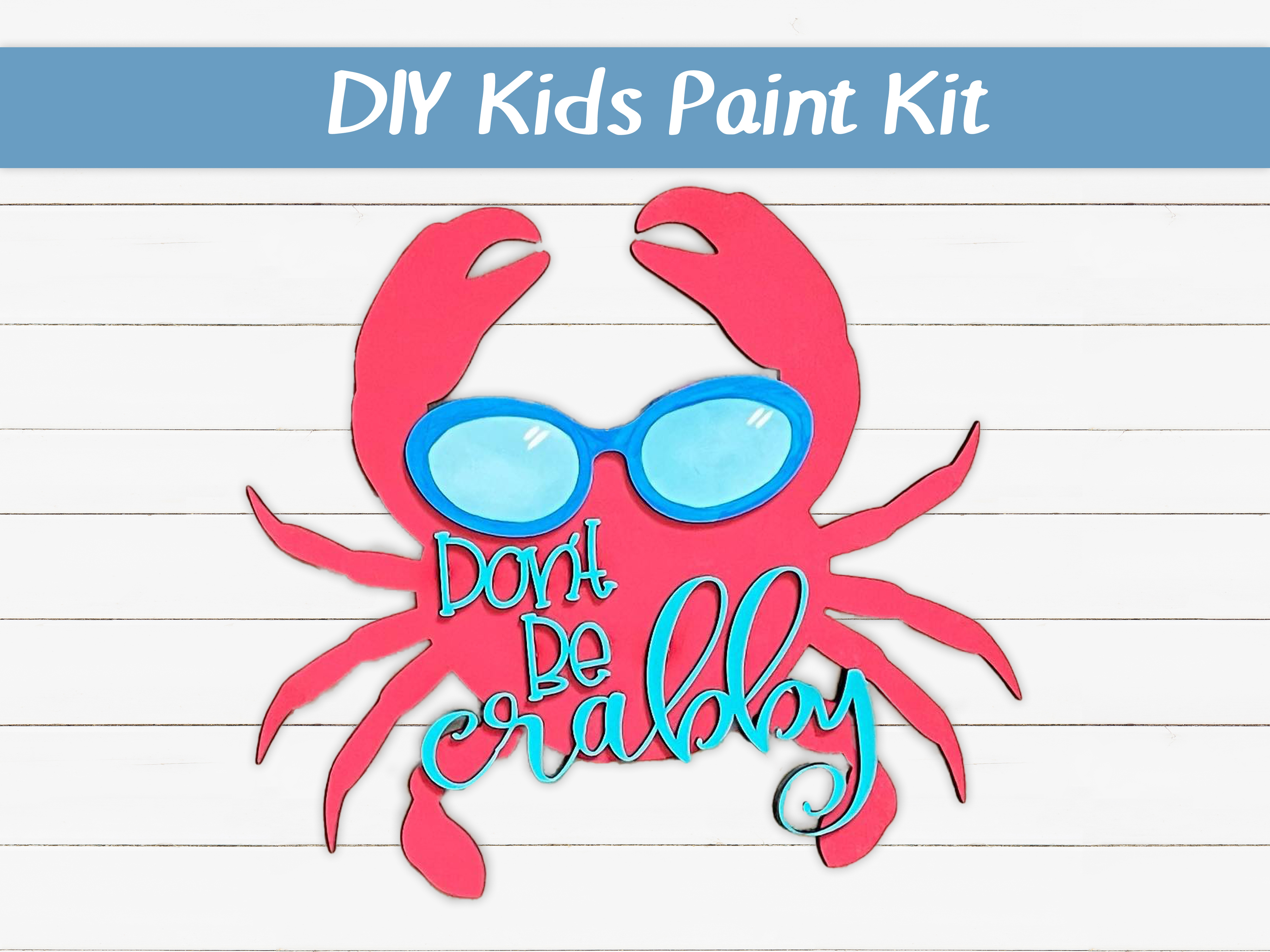 Handmade Supplies :: Home & Hobby :: Don't Be Crabby DIY Paint Kit ...