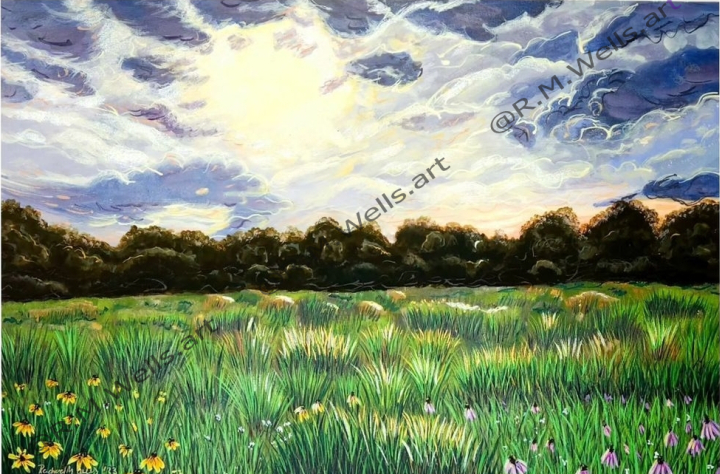 Fine Art Print - Midwestern Prairie Clouds