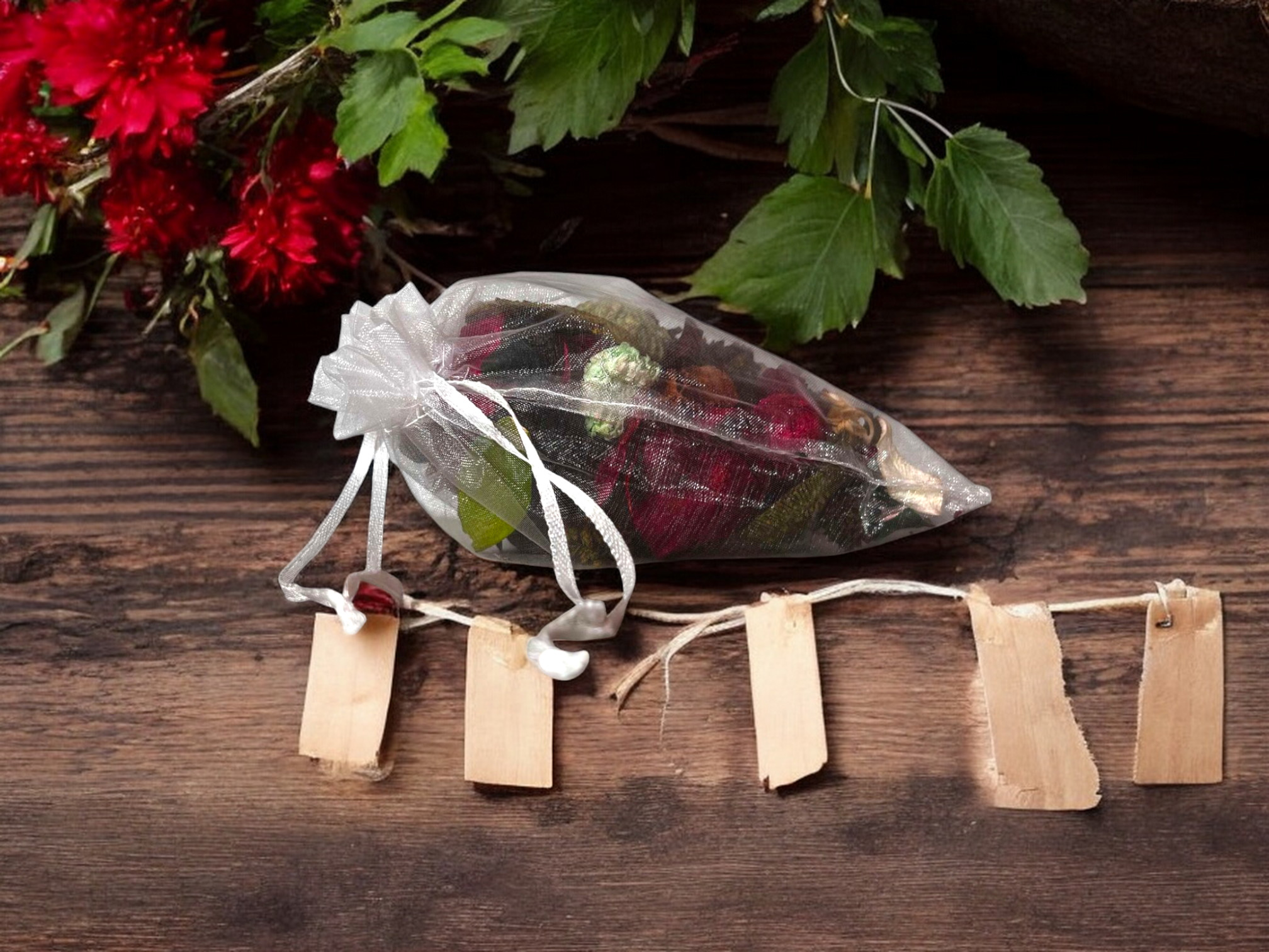 Frosted Cranberry Sachet | Handmade Holiday Home Fragrance