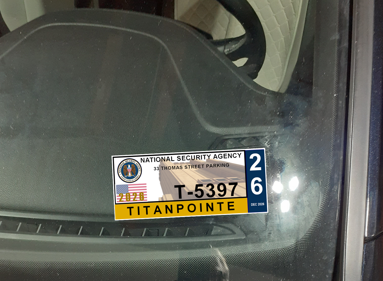 Home & Living :: Decals & Stickers :: 2026 Titanpointe Windshield Cling ...