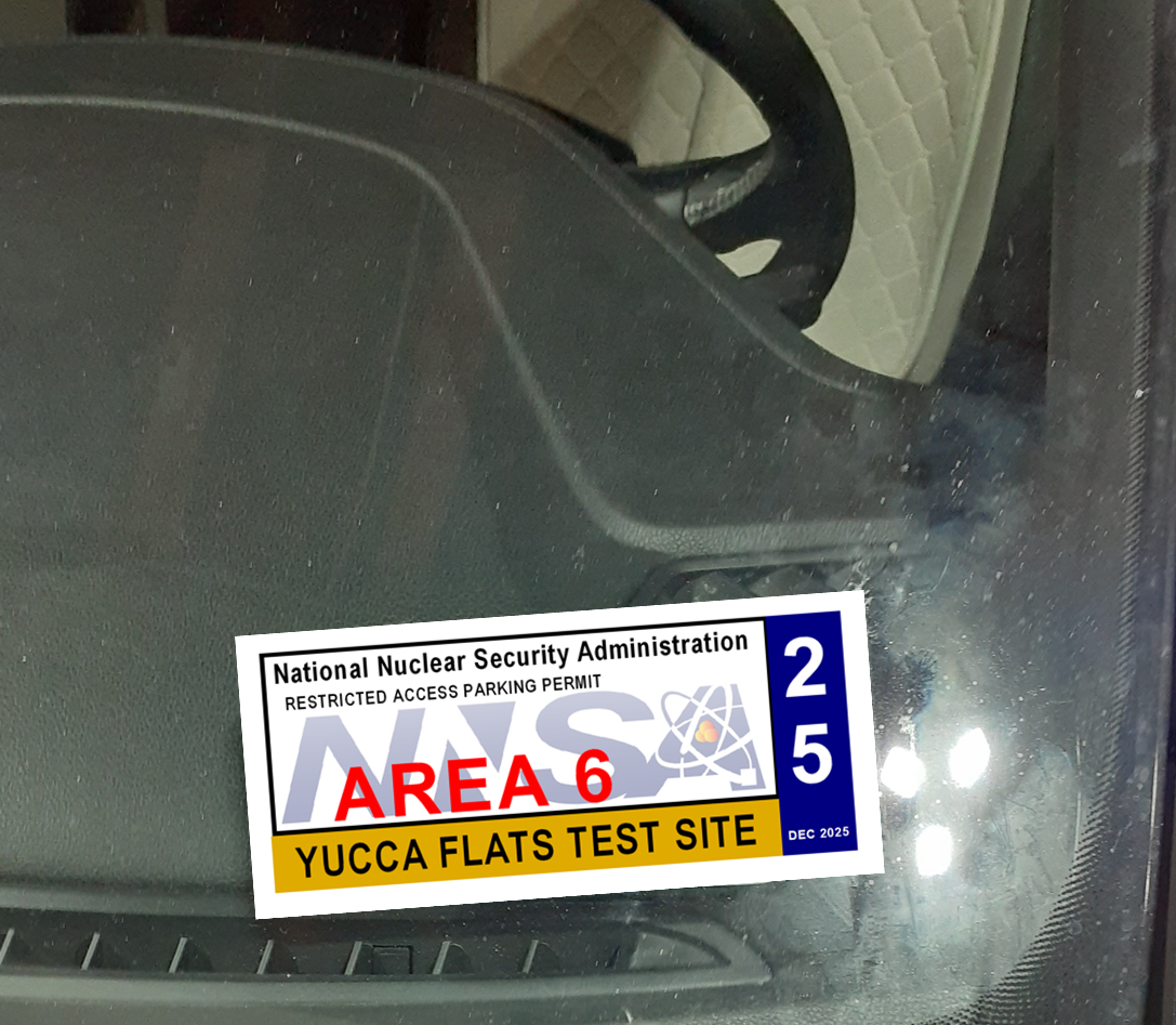 Home & Living :: Decals & Stickers :: 2025 Yucca Flats Test Site ...