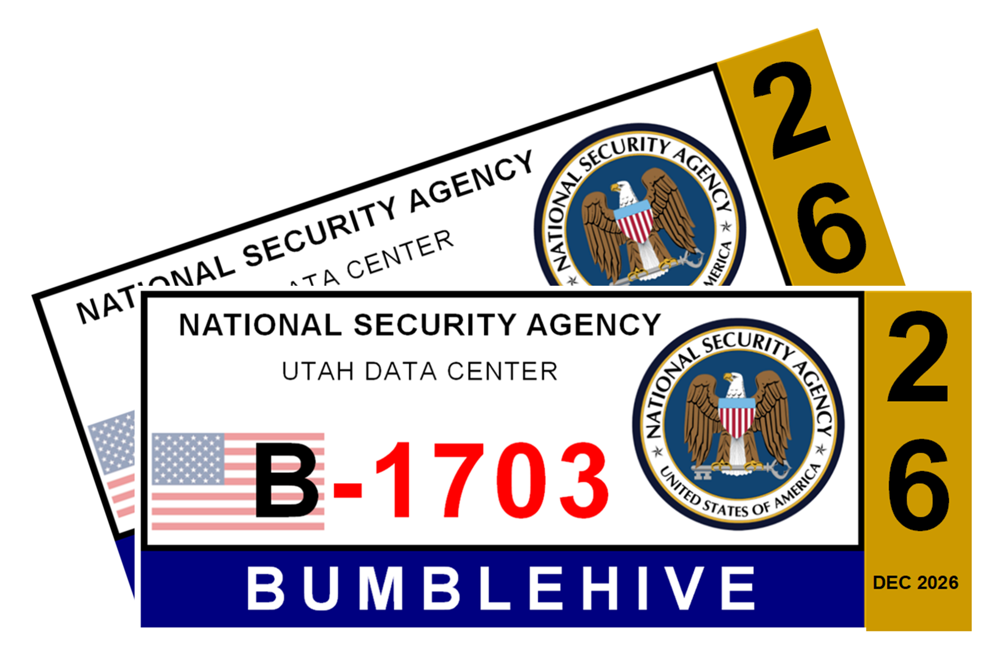 Home & Living :: Decals & Stickers :: 2026 Bumblehive Access Permit ...