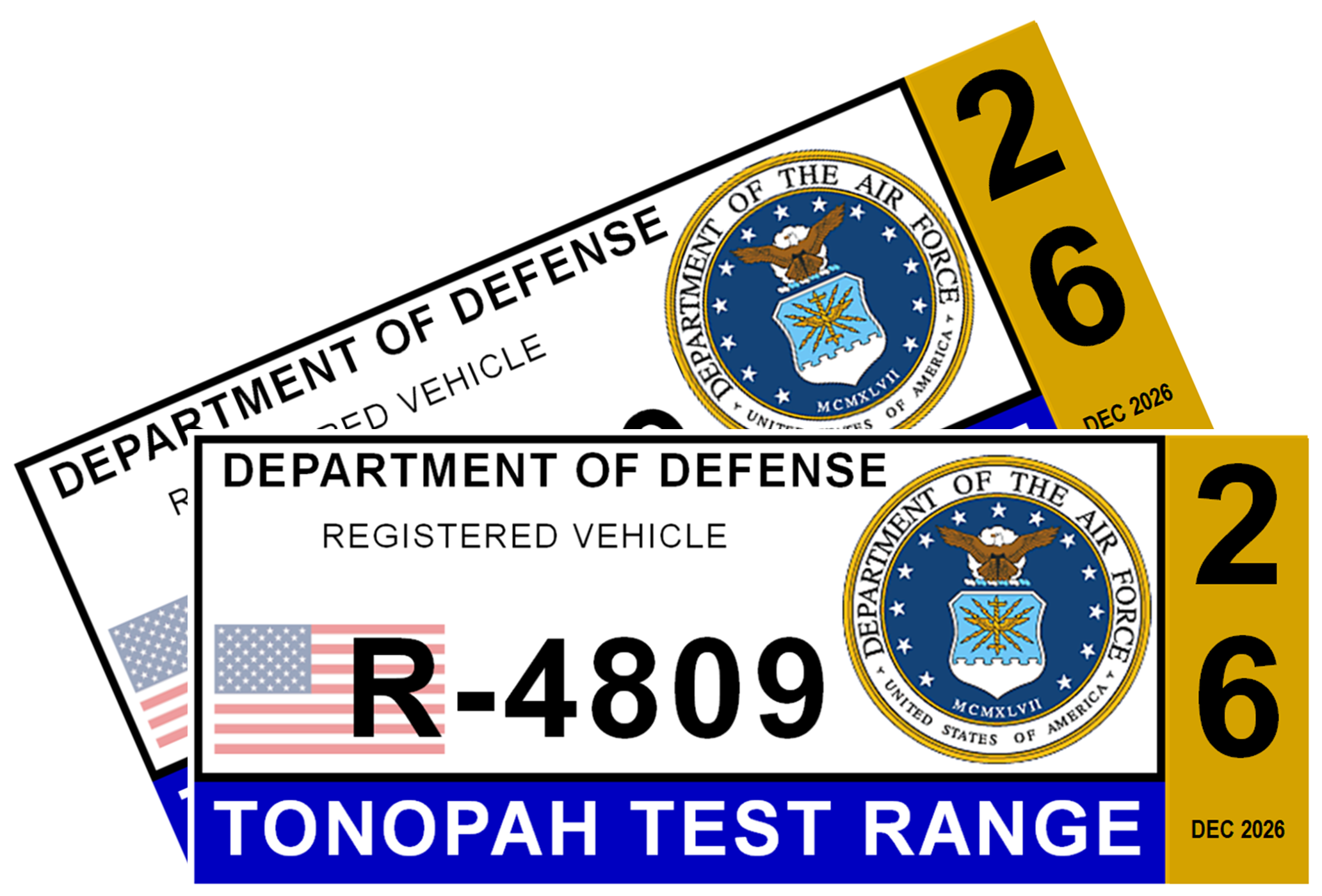 Home & Living :: Decals & Stickers :: 2026 Tonopah Test Range Access ...