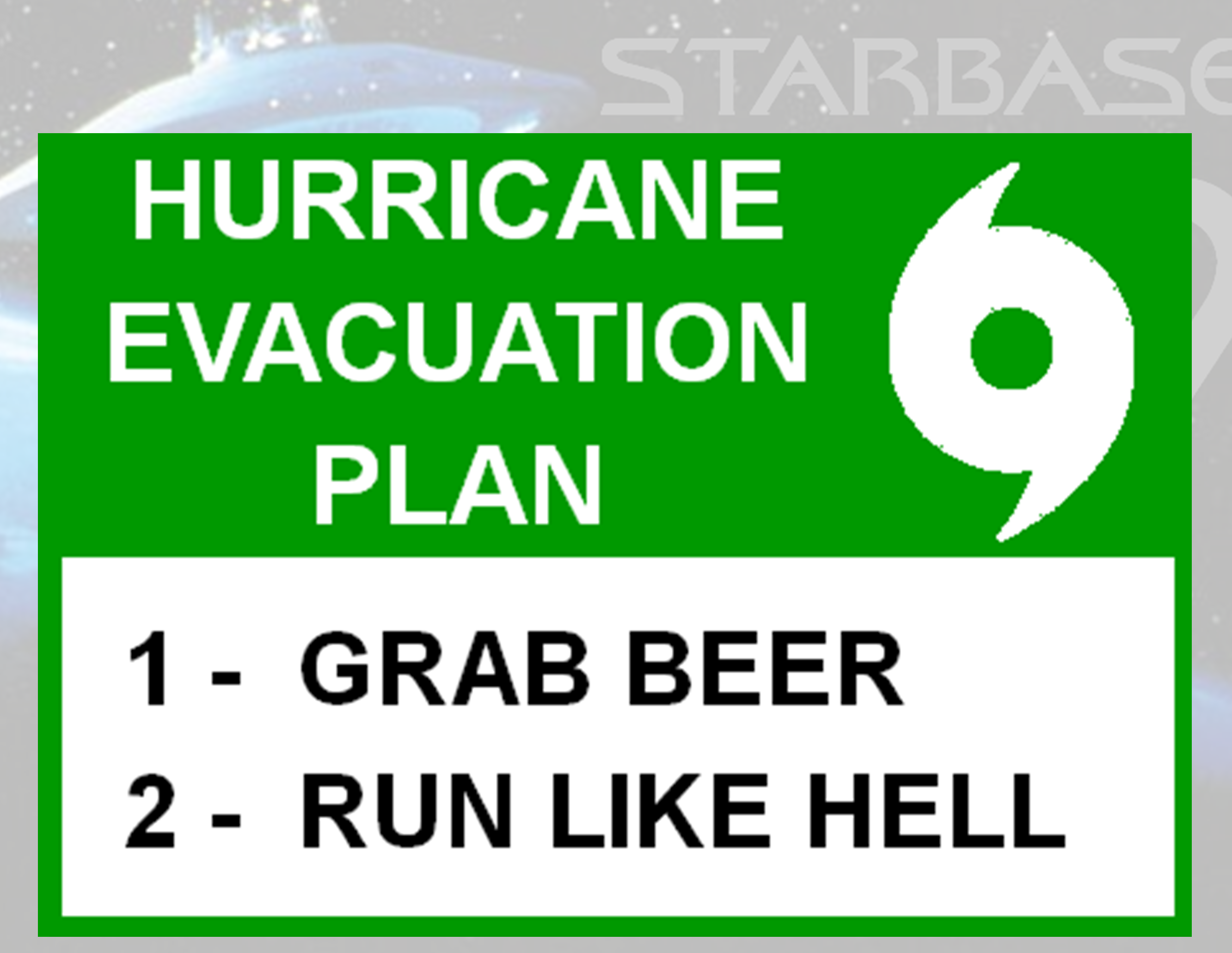 Home & Living :: Decals & Stickers :: Hurricane Evacuation Plan Sign ...