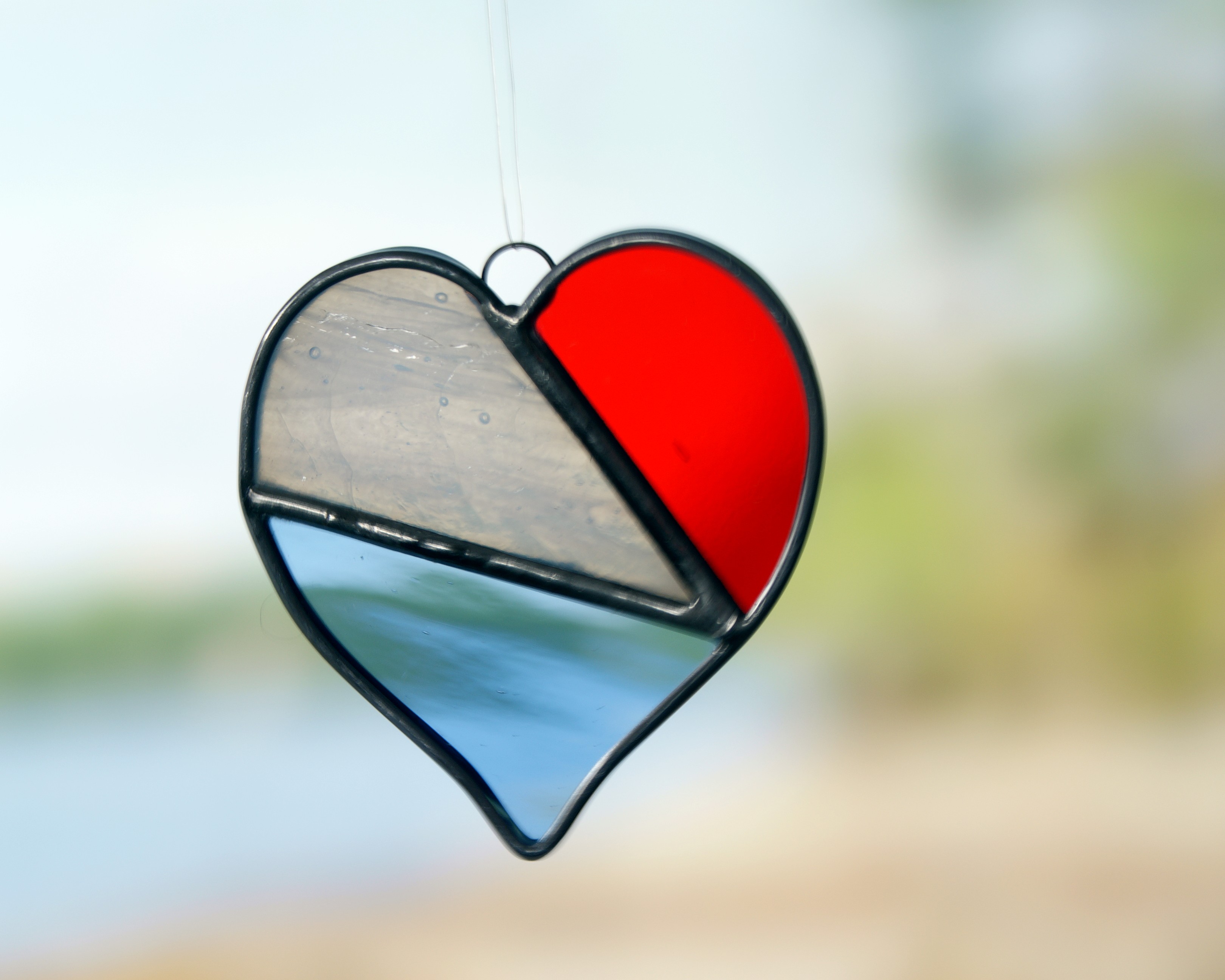 Home & Living :: Outdoor & Garden :: Sun Catchers :: Heart Stained ...