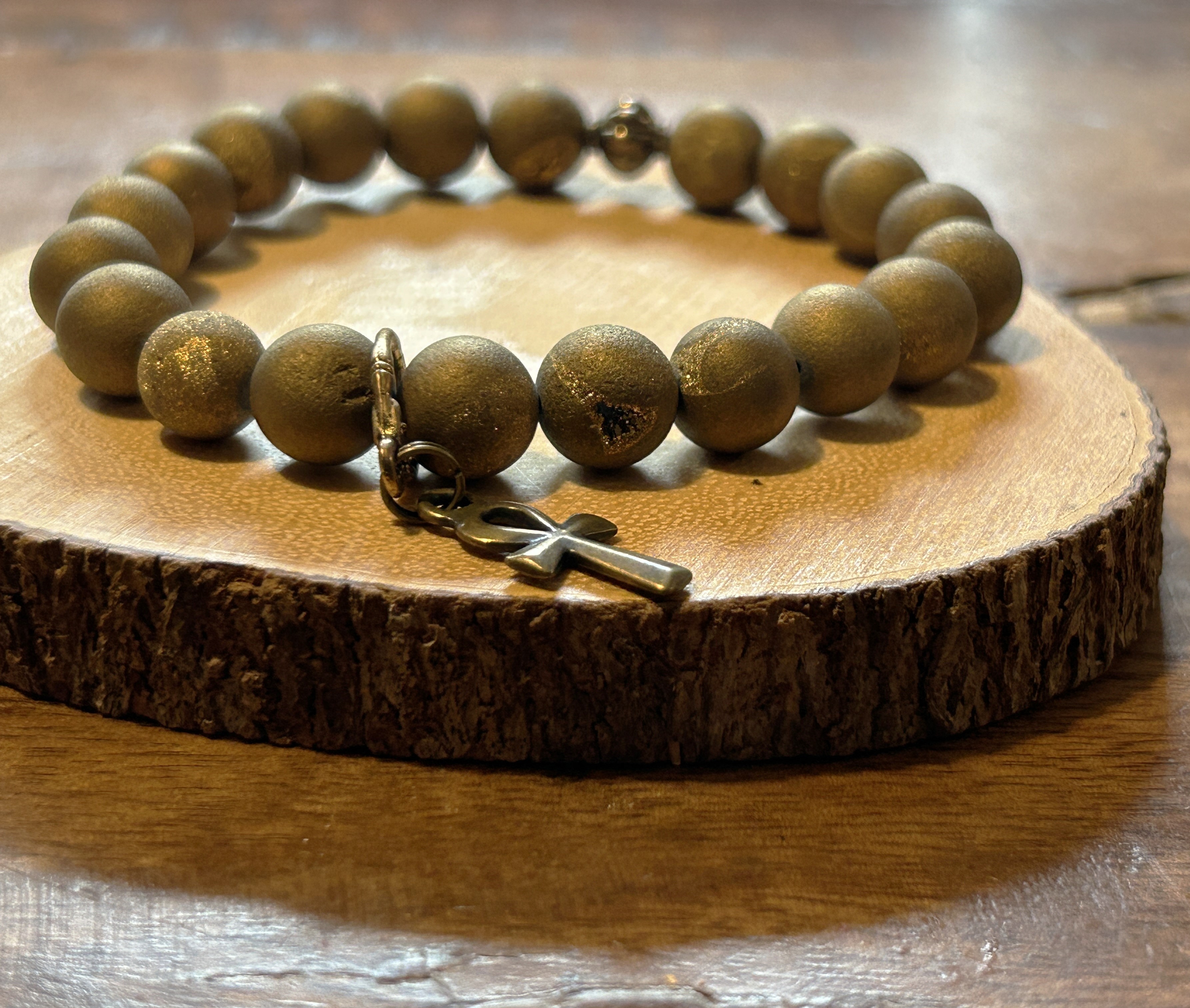 Jewelry :: Necklaces :: Beaded Necklaces :: Dusty Agate Bracelet with ...