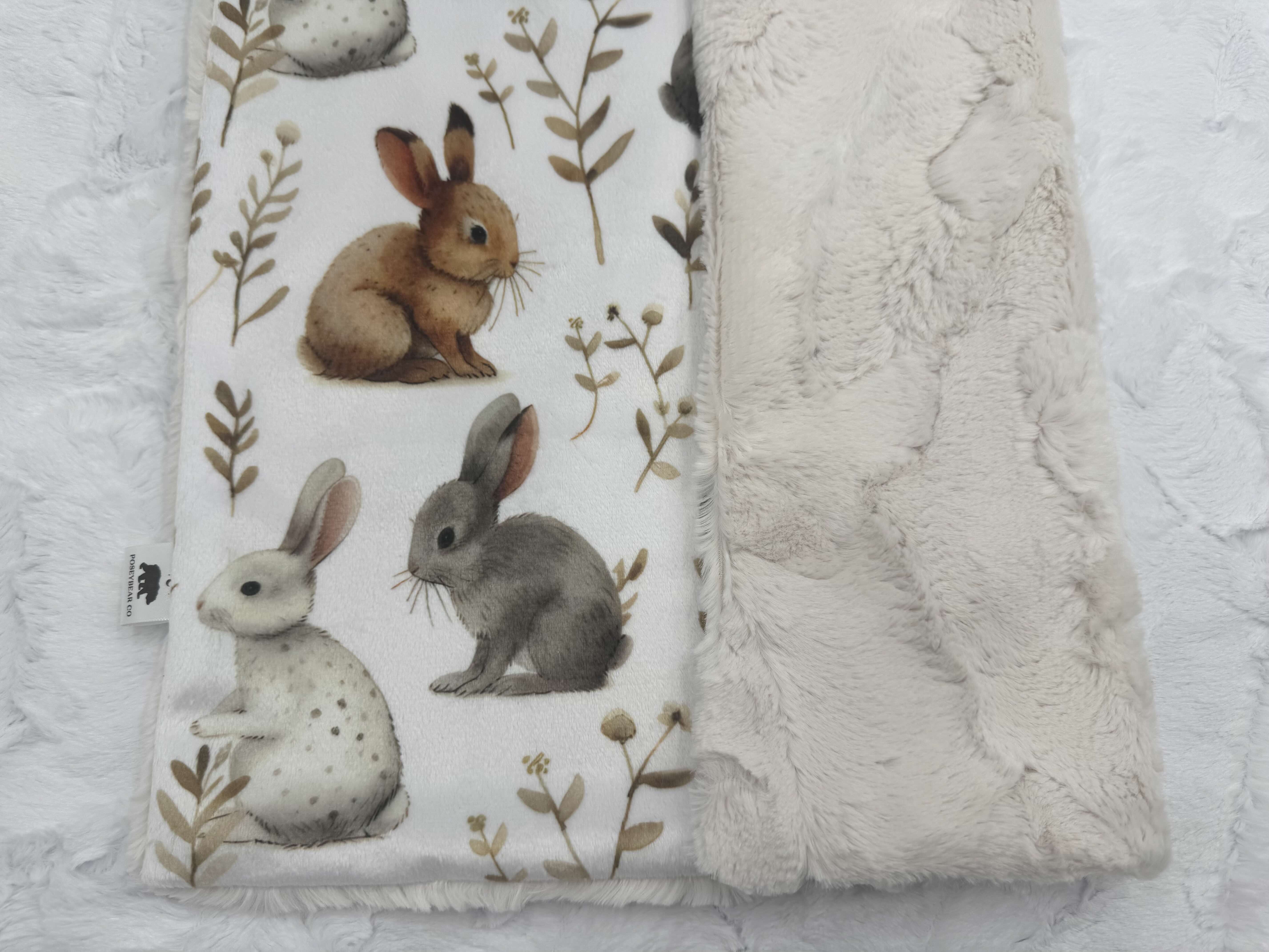 Home & Living :: Baby & Kids :: Kids Bedding :: Minky bunny lovey ...