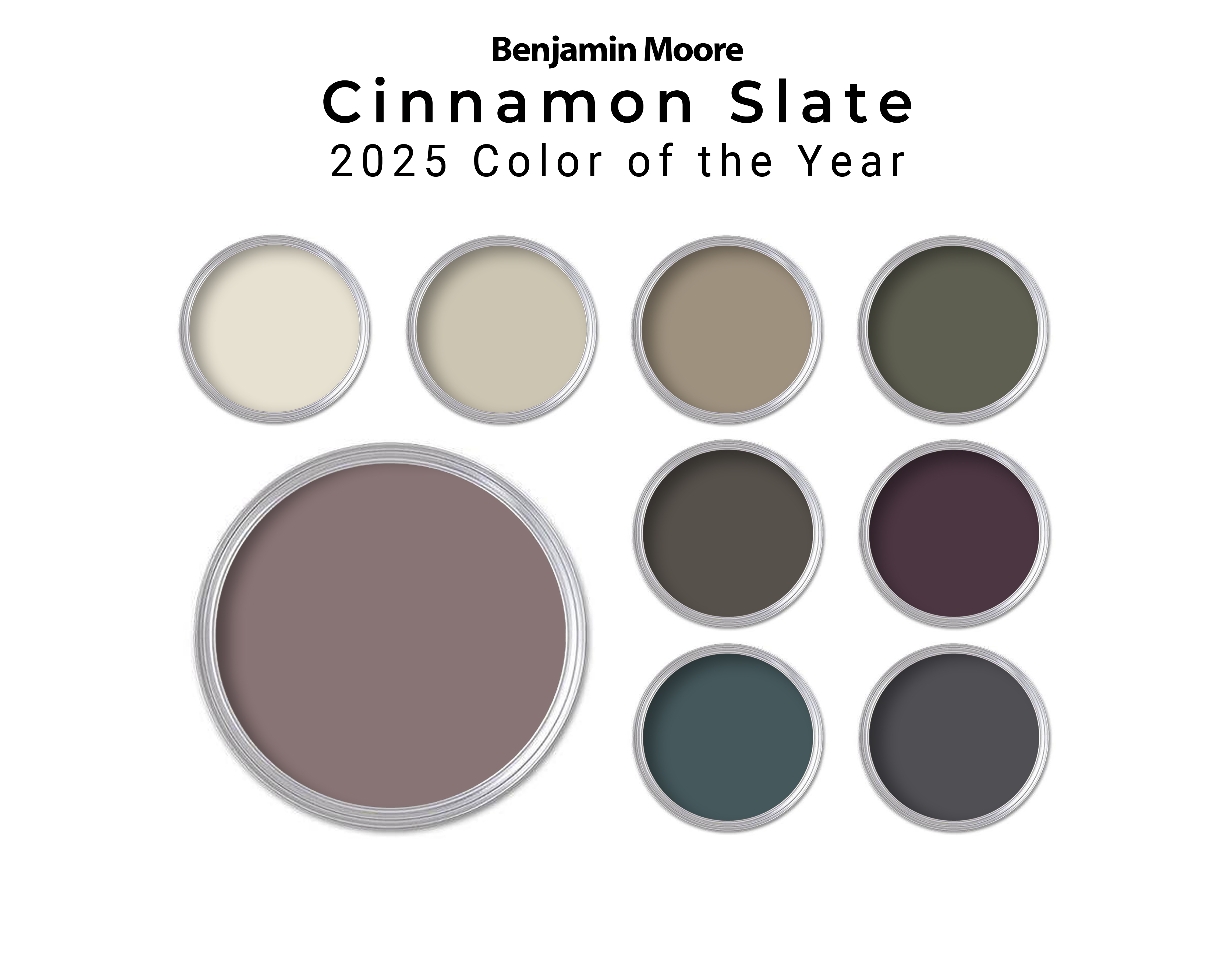 Home & Living :: Home Decor :: 2025 Benjamin Moore Cinnamon Slate Color ...
