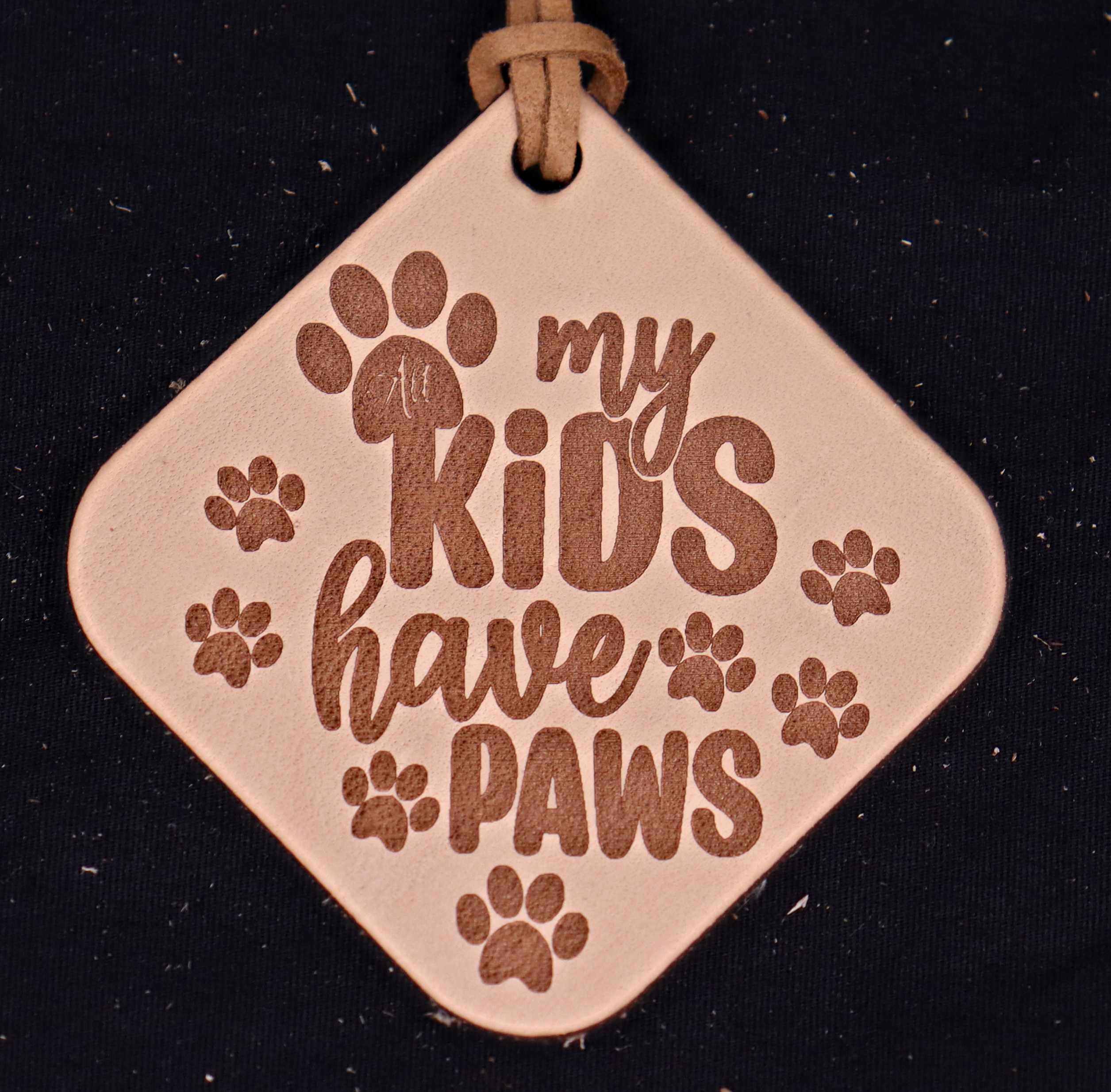 My Kids Have Paws - Scentable Car Charm