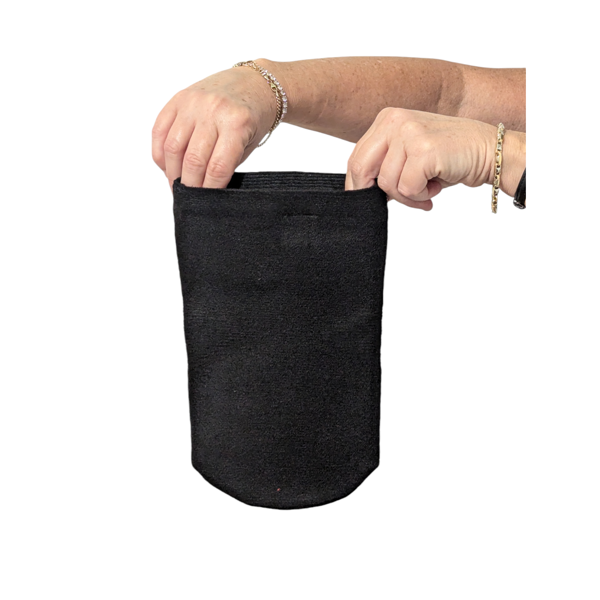 Amputee Sock "Black", 3PLY Residual Limb or Over Shrinker Sock