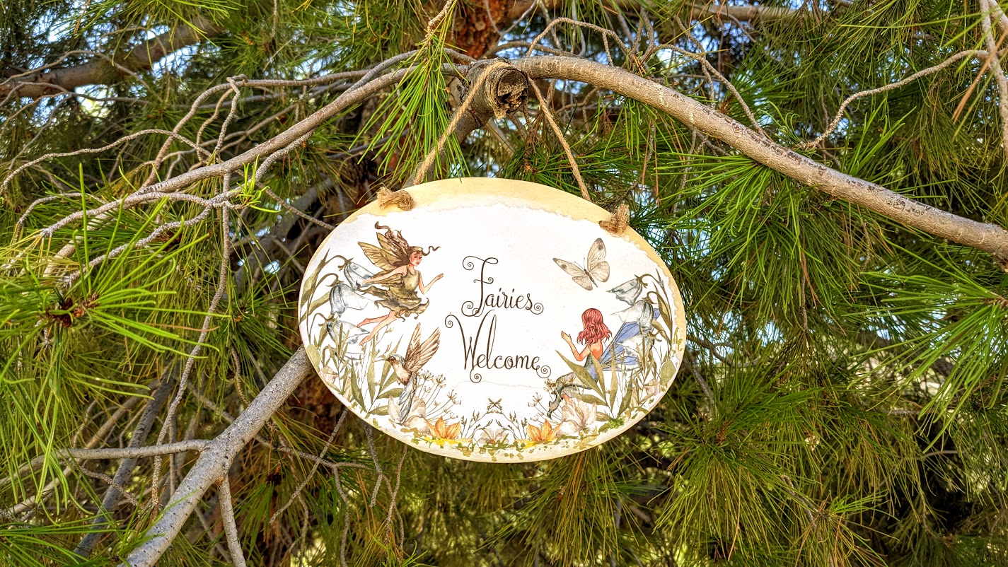Home & Living :: Home Decor :: Signs :: Fairies Welcome Sign with ...