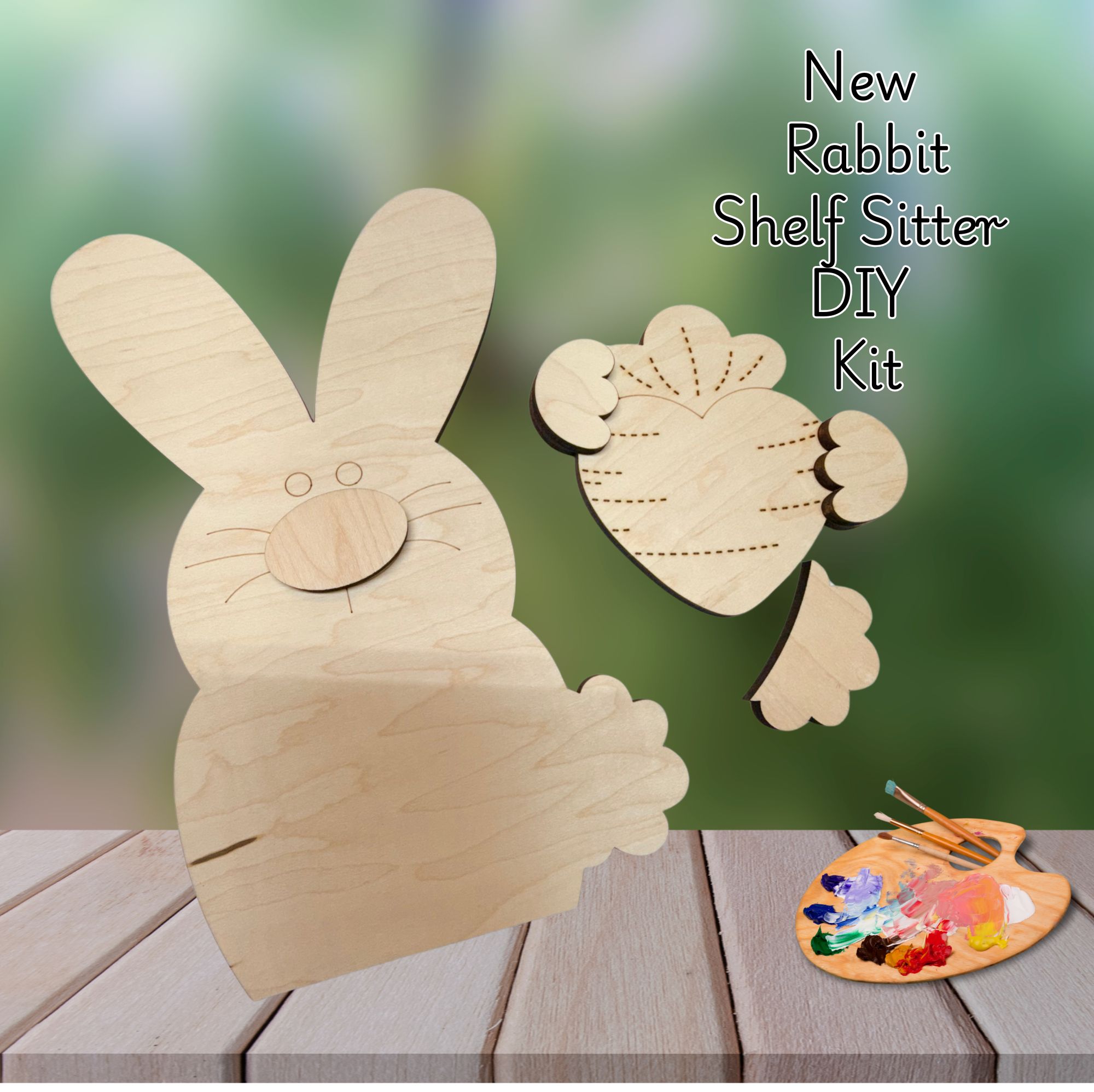 Home & Living :: Home Decor :: New Rabbit Shelf Sitter DIY Kit ...