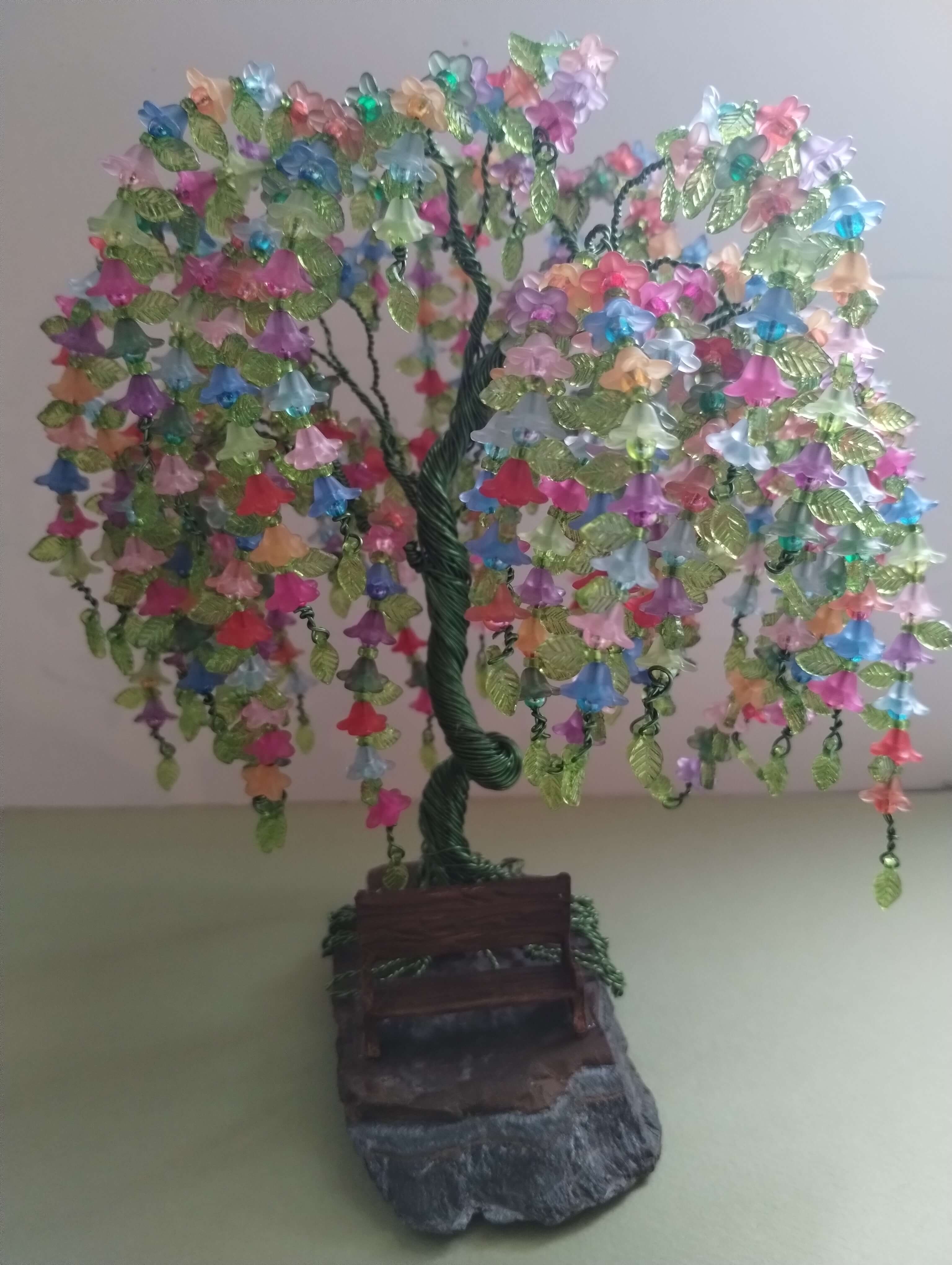 Art & Collectibles :: Collectibles :: Flowering Weeping Willow Wire Tree