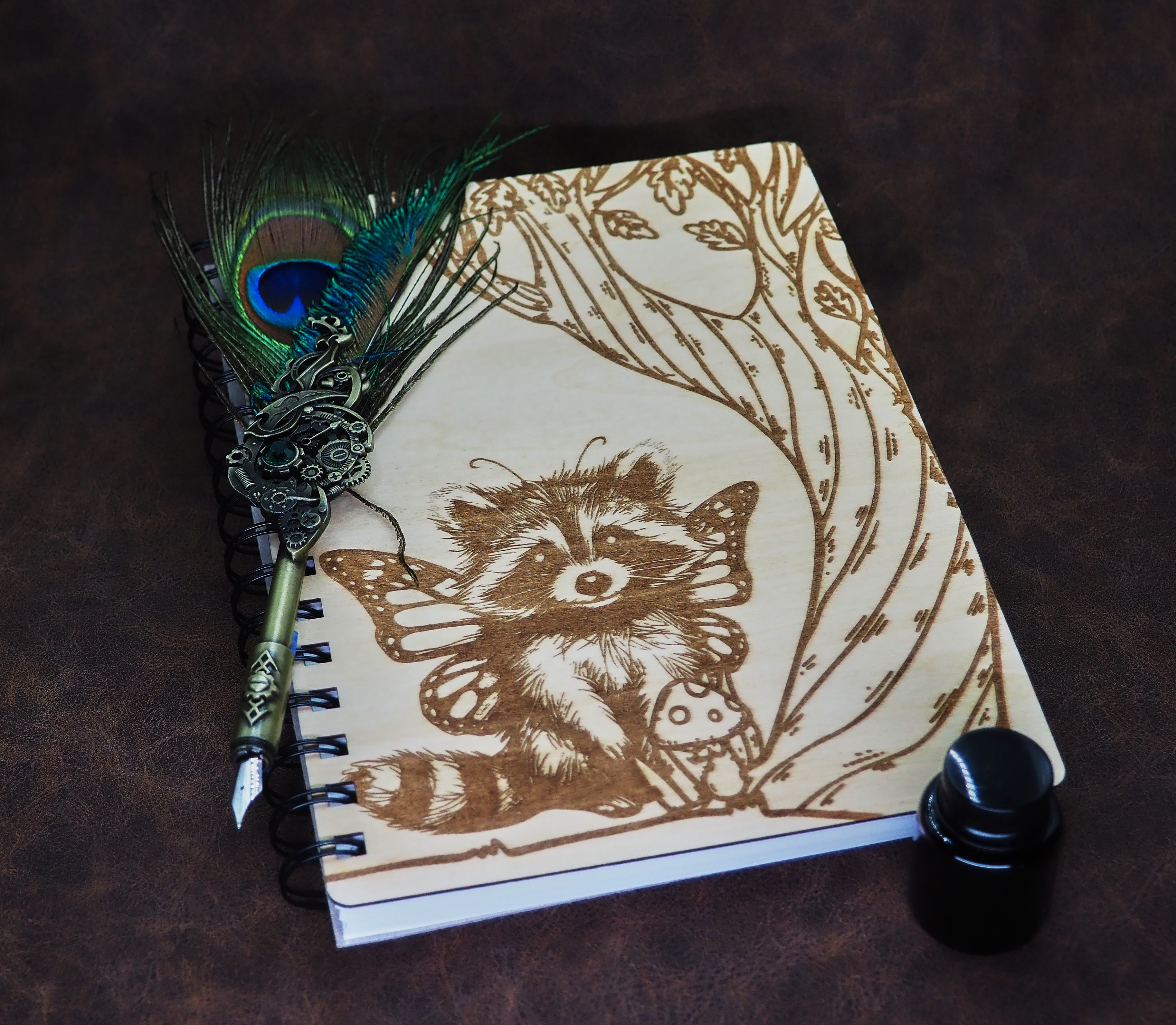 Fun & Games :: Books :: Journals :: Forest Friend Raccoon Butterfly ...